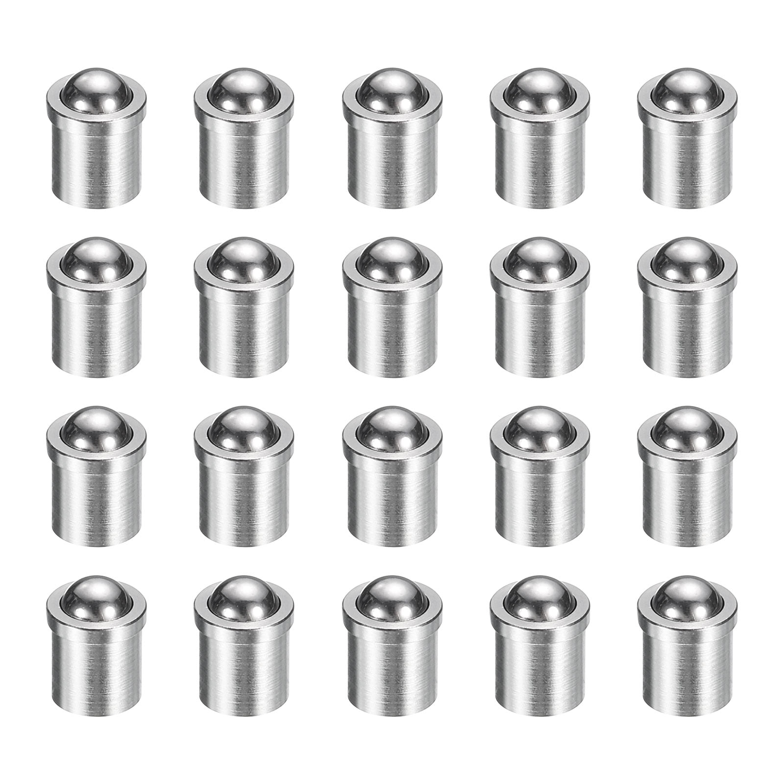 Uxcell 20pcs Ball Point Spring Plunger 5x6mm 10N Stainless Steel Small ...