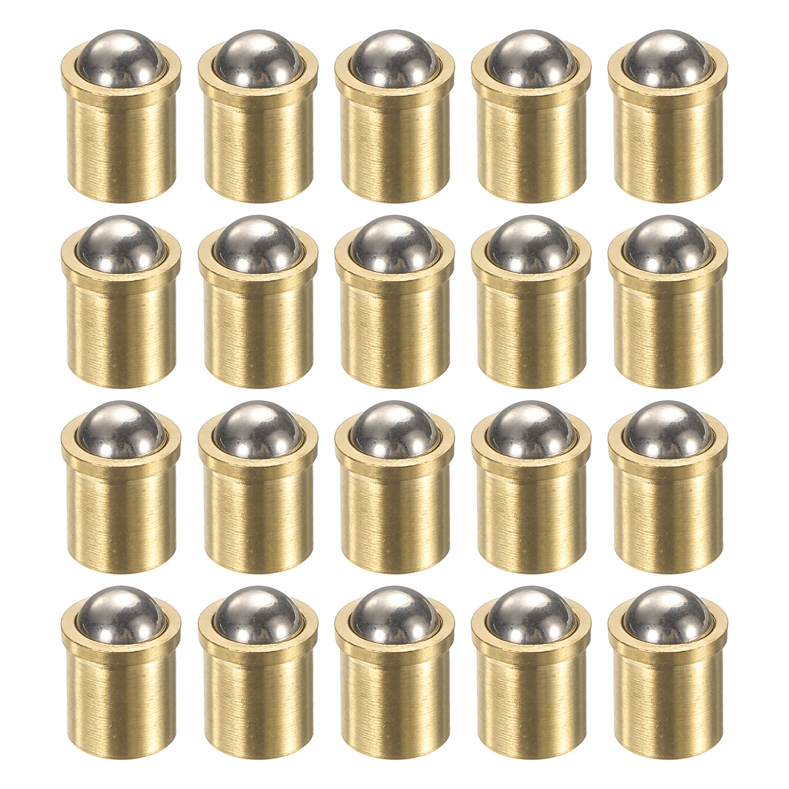 Uxcell 20pcs Ball Point Spring Plunger 6x7mm Brass Small Ball Plunger ...