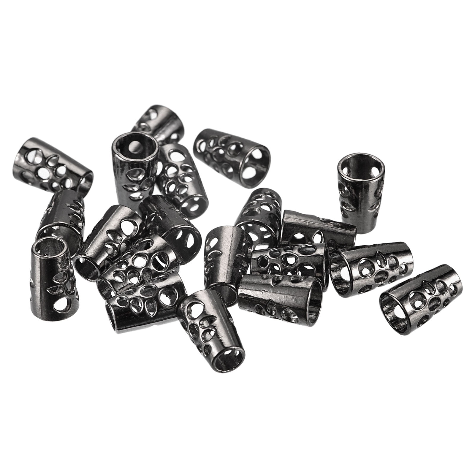 Uxcell 20pcs Bell End Stopper, Alloy Cone Cord Rope Lock Bell Shape ...