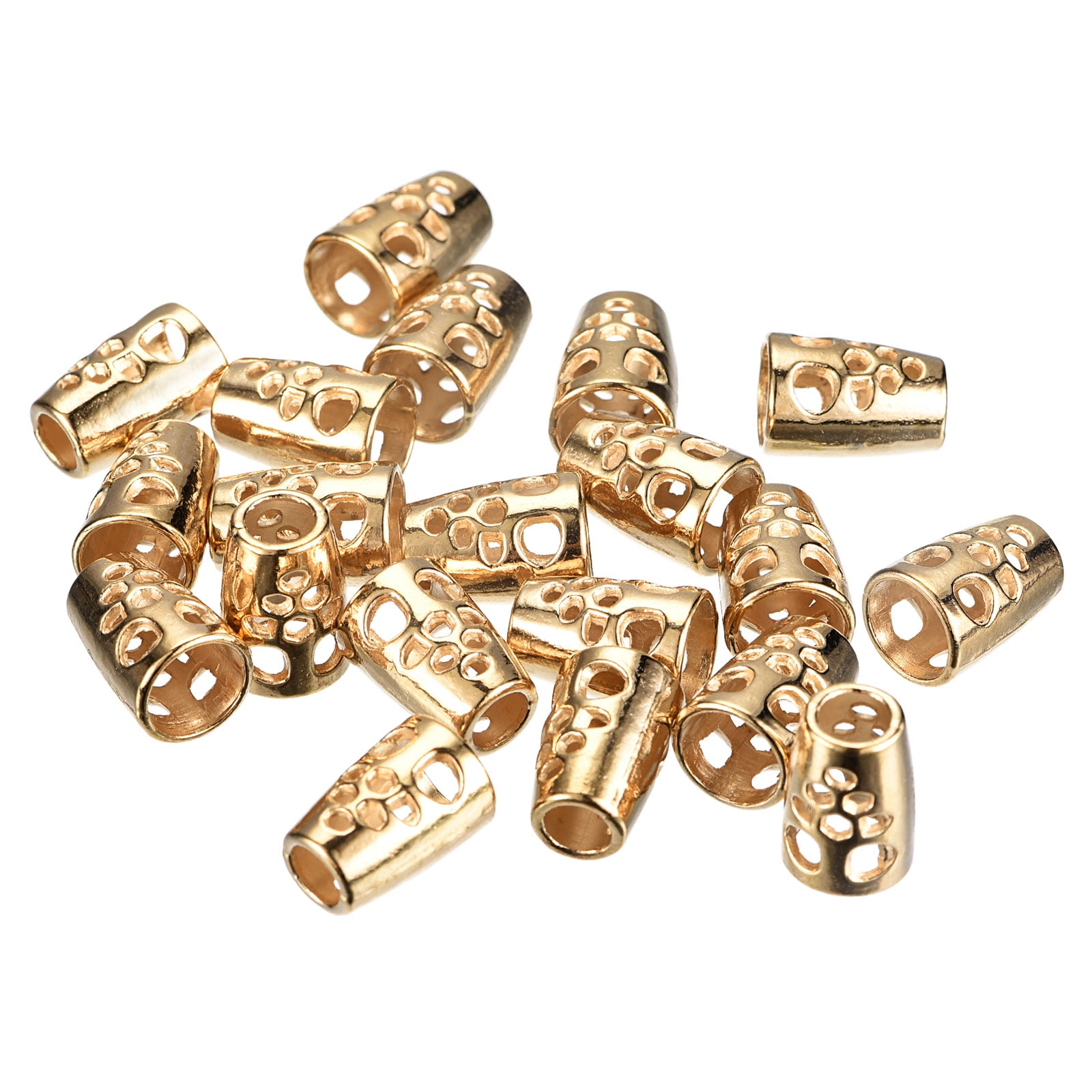 Uxcell 20pcs Bell End Stopper, Alloy Cone Cord Rope Lock Bell Shape ...