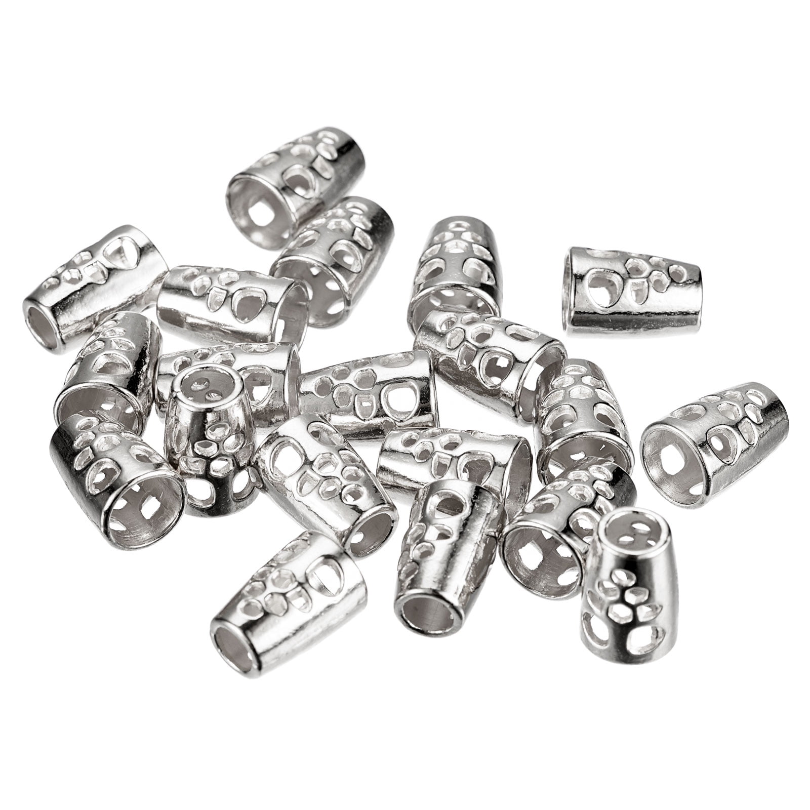 Uxcell 20pcs Bell End Stopper, Alloy Cone Cord Rope Lock Bell Shape ...