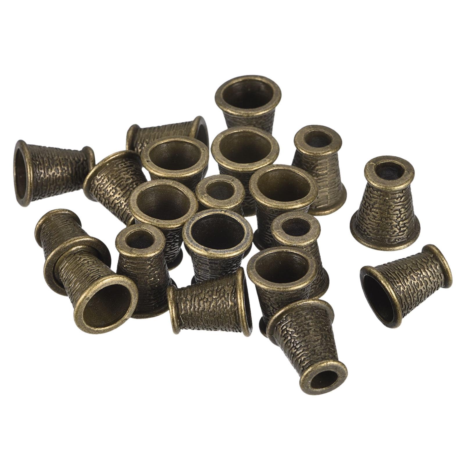 Uxcell 20pcs Bell Stopper Cord Ends Lock Cord Rope Fastener Ends ...