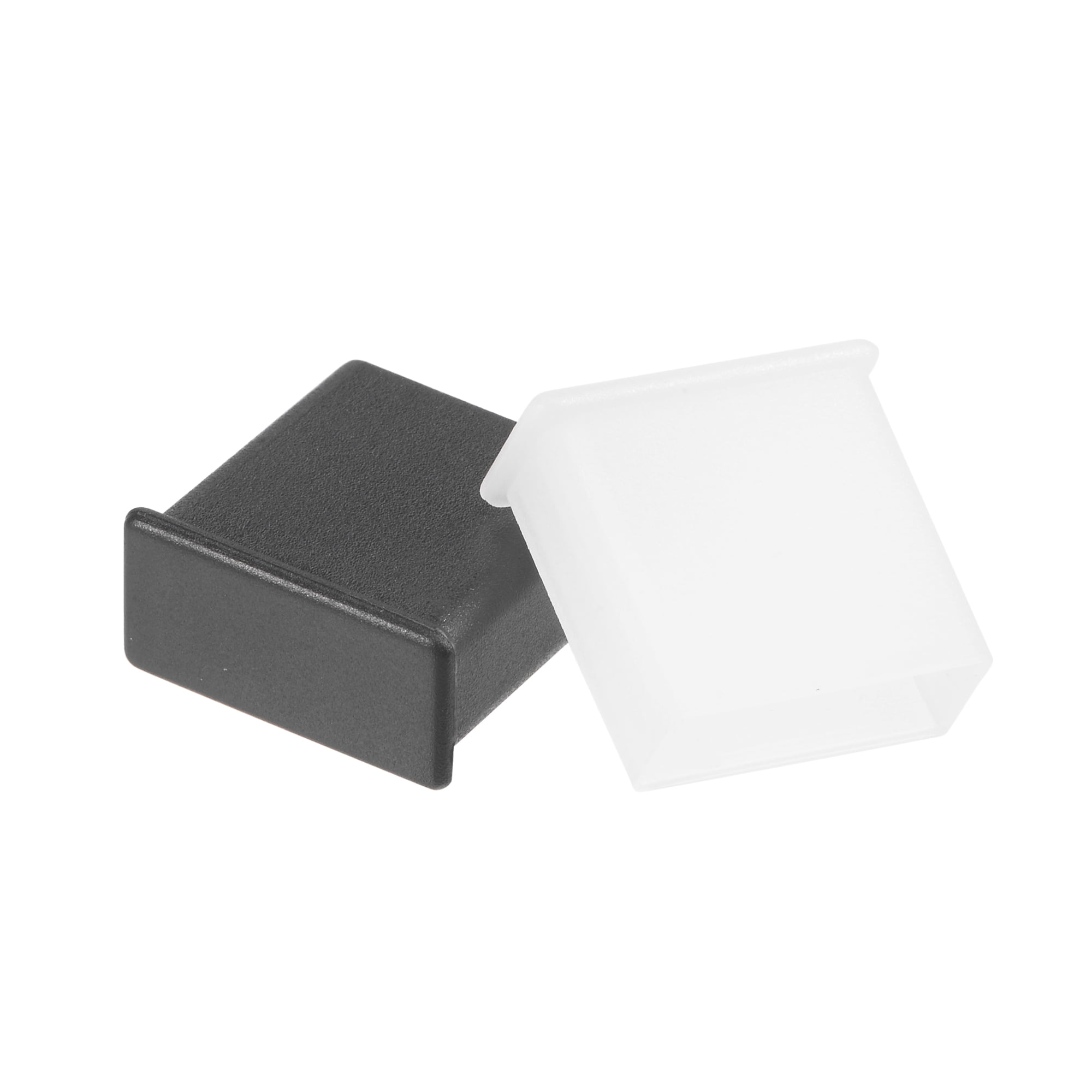 Uxcell 20pcs Black Clear Silicone USB Cap Port Cover Anti Dust ...