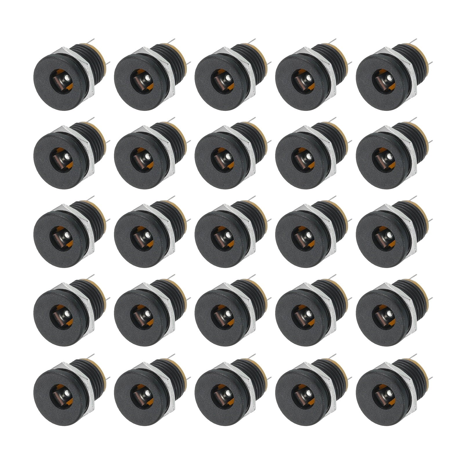 Uxcell 20pcs DC5525 Power Jack, 30V 0.5A 5.5x2.5mm 3 Pin DC Power ...