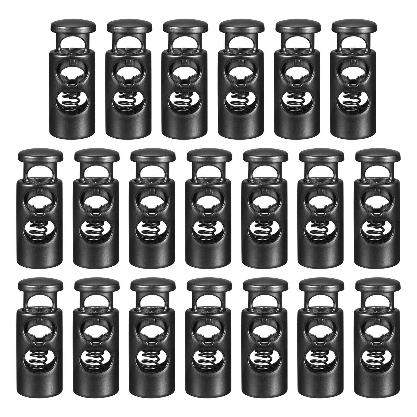 Uxcell 20pcs Double Hole Spring Stop Fastener Lock Toggle End for ...