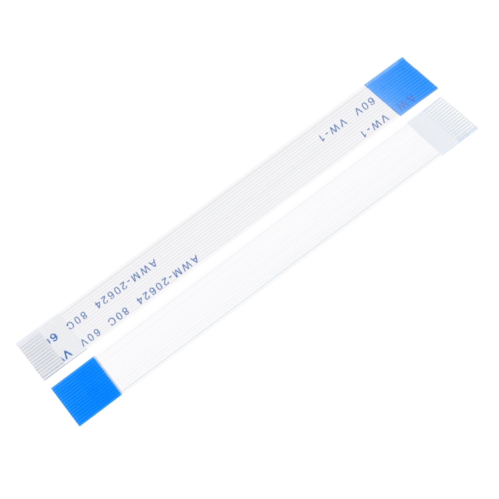 Uxcell 20pcs FFC FPC Ribbon Flat Flexible Cables, 15 Pin 0.5mm Pitch ...