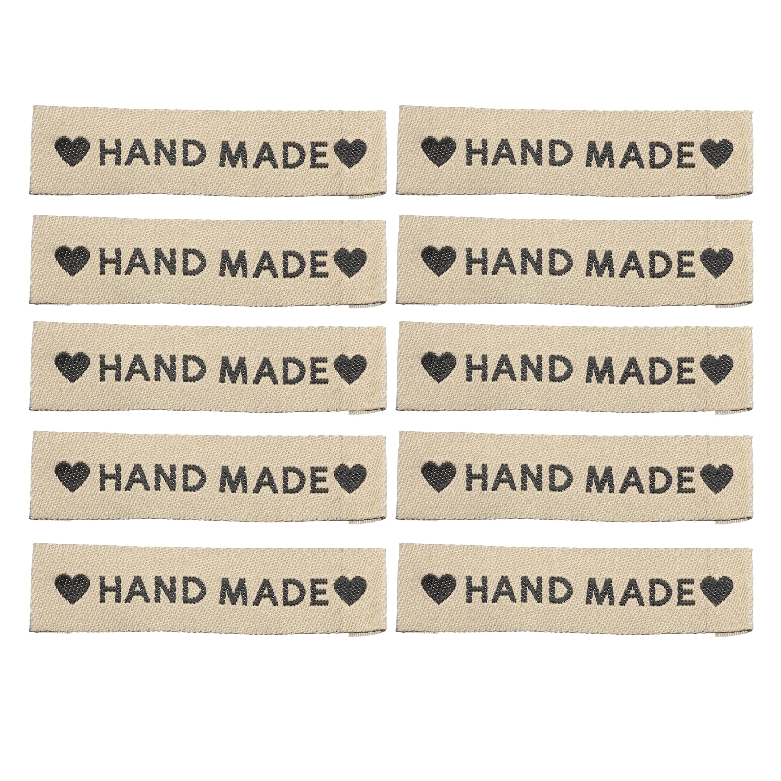 Uxcell 20pcs Handmade with Love Sewing Labels Embroidered Label Tags 2. ...