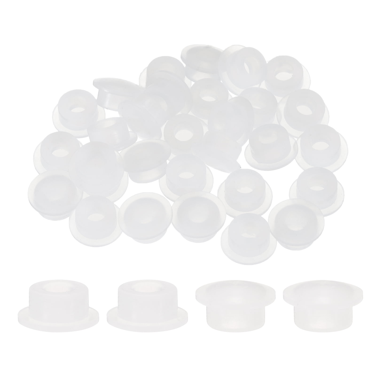 Uxcell 20pcs Hole Plugs Fit for 10mm(2/5") Hole, Round Snap Plug for ...