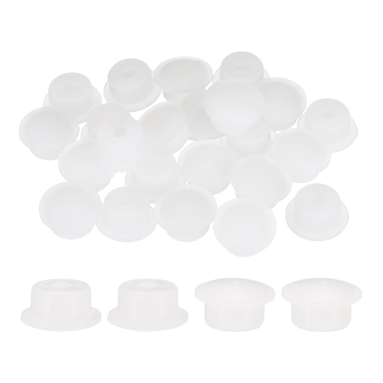 Uxcell 20pcs Hole Plugs Fit for 12mm(1/2") Hole, Round Snap Plug for ...