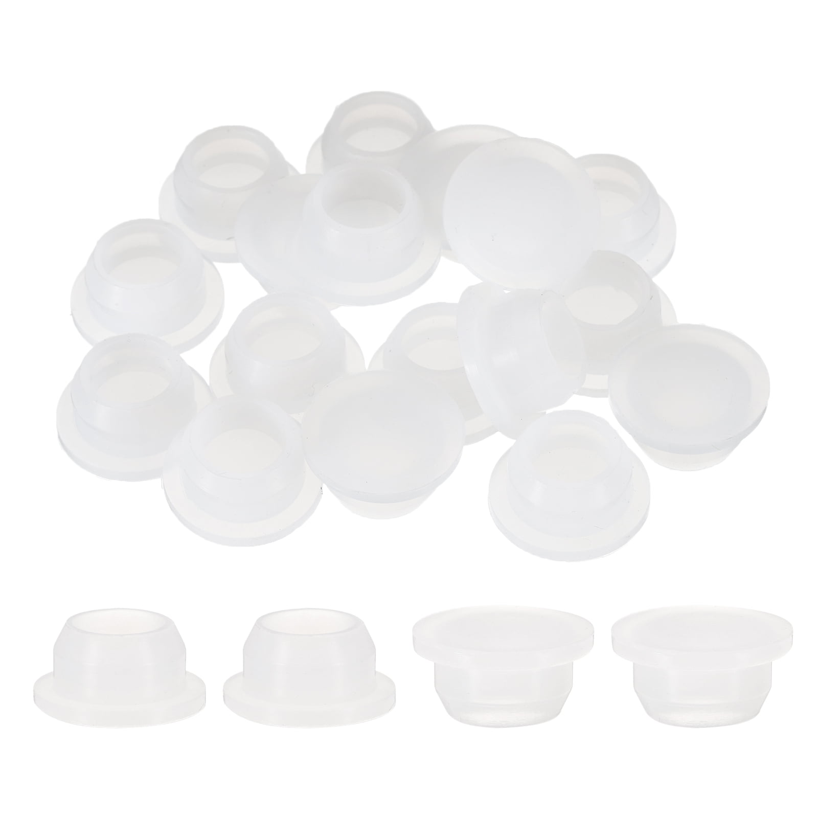 Uxcell 20pcs Hole Plugs Fit for 18mm(5/7") Hole, Round Snap Plug for ...