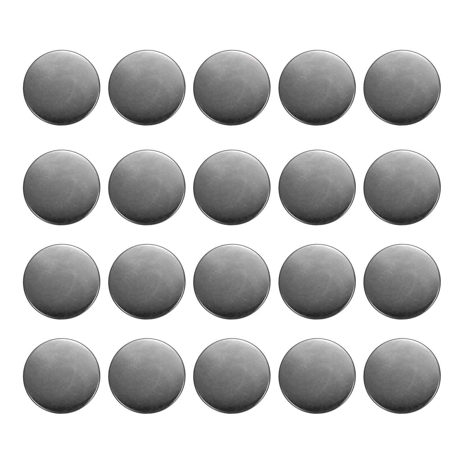 Uxcell 20pcs Metal Round Buttons 23mm Brass Sewing Craft Buttons, Gun ...