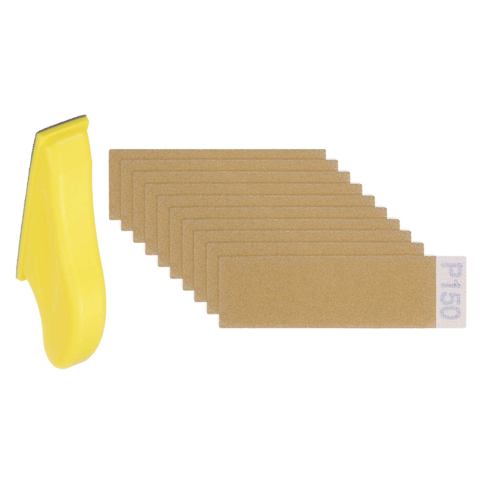 Uxcell 20pcs Micro Detail Sander Paper Kit 150 Grit Wet Dry Hook & Loop ...