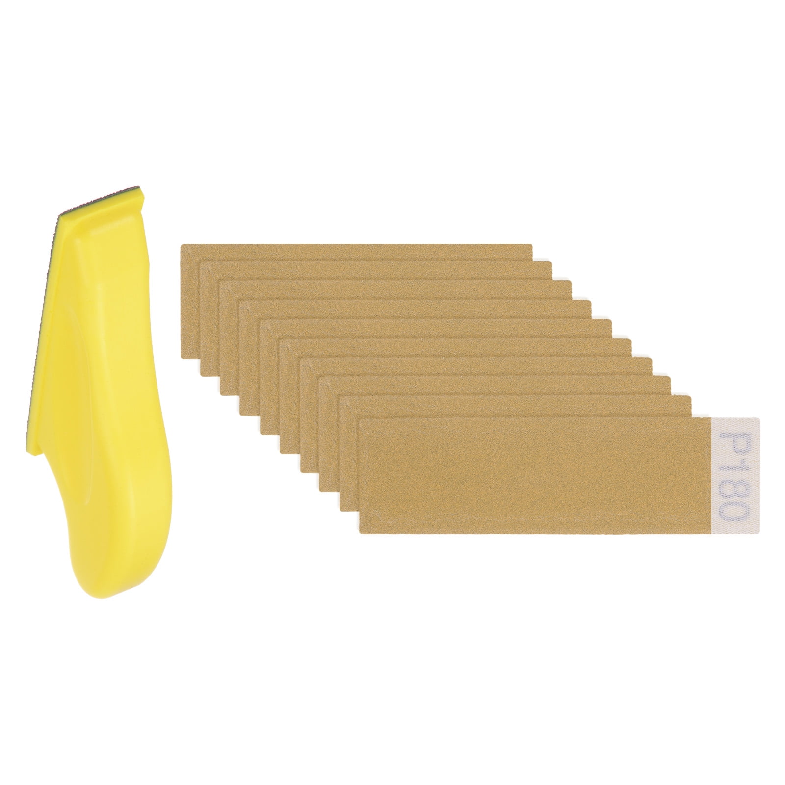 Uxcell 20pcs Micro Detail Sander Paper Kit 180 Grit Wet Dry Hook & Loop ...