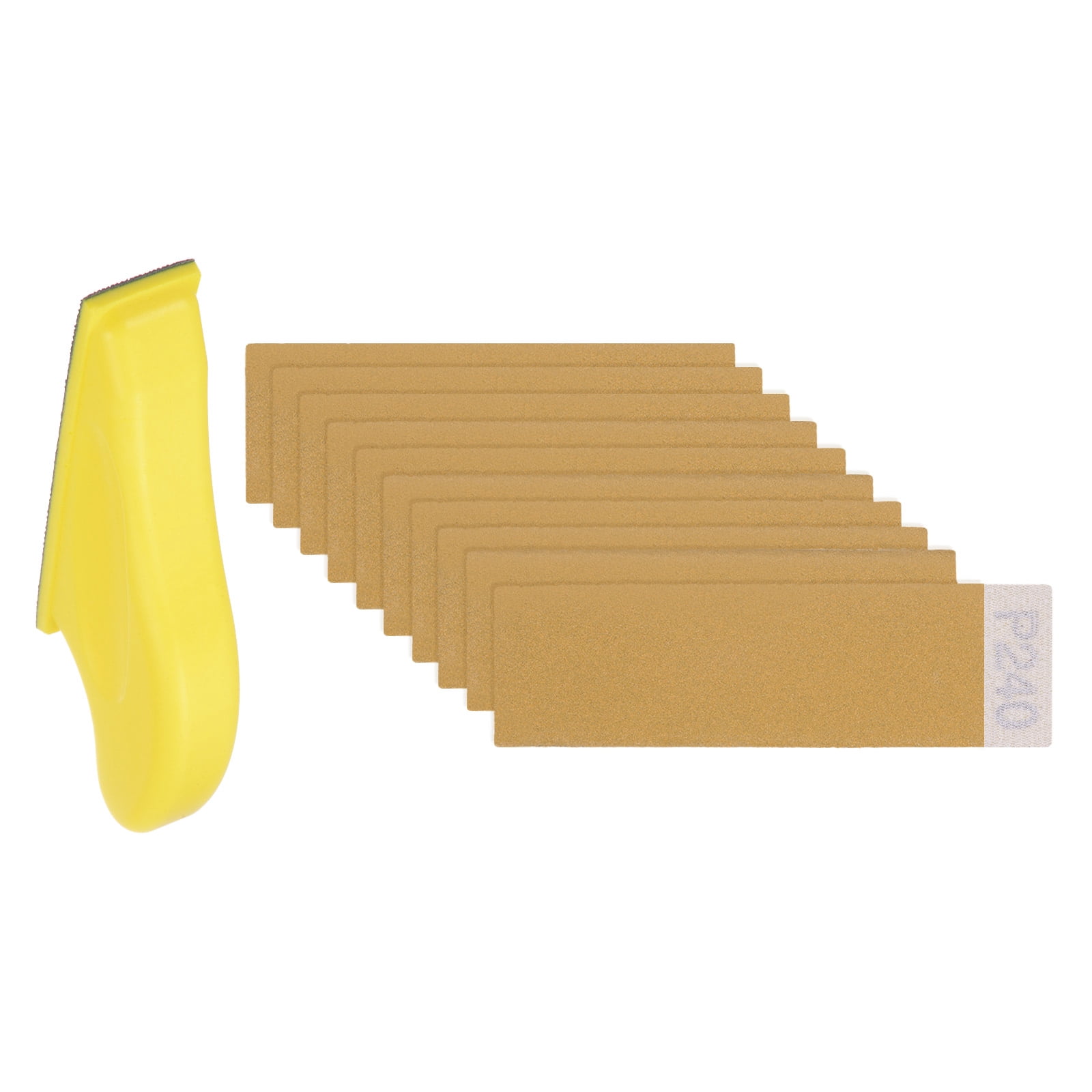 Uxcell 20pcs Micro Detail Sander Paper Kit 240 Grit Wet Dry Hook & Loop ...