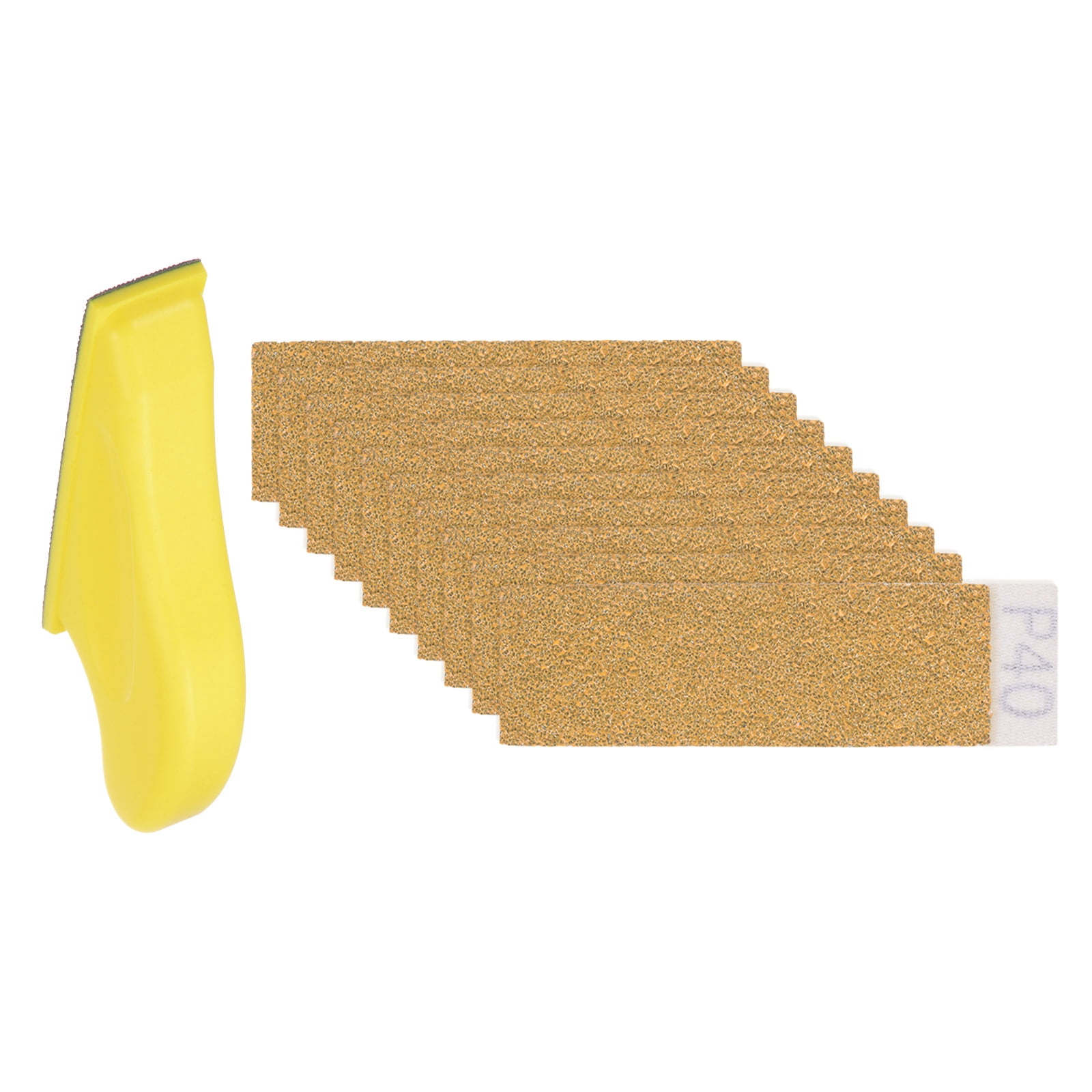 Uxcell 20pcs Micro Detail Sander Paper Kit 40 Grit Wet Dry Hook & Loop ...