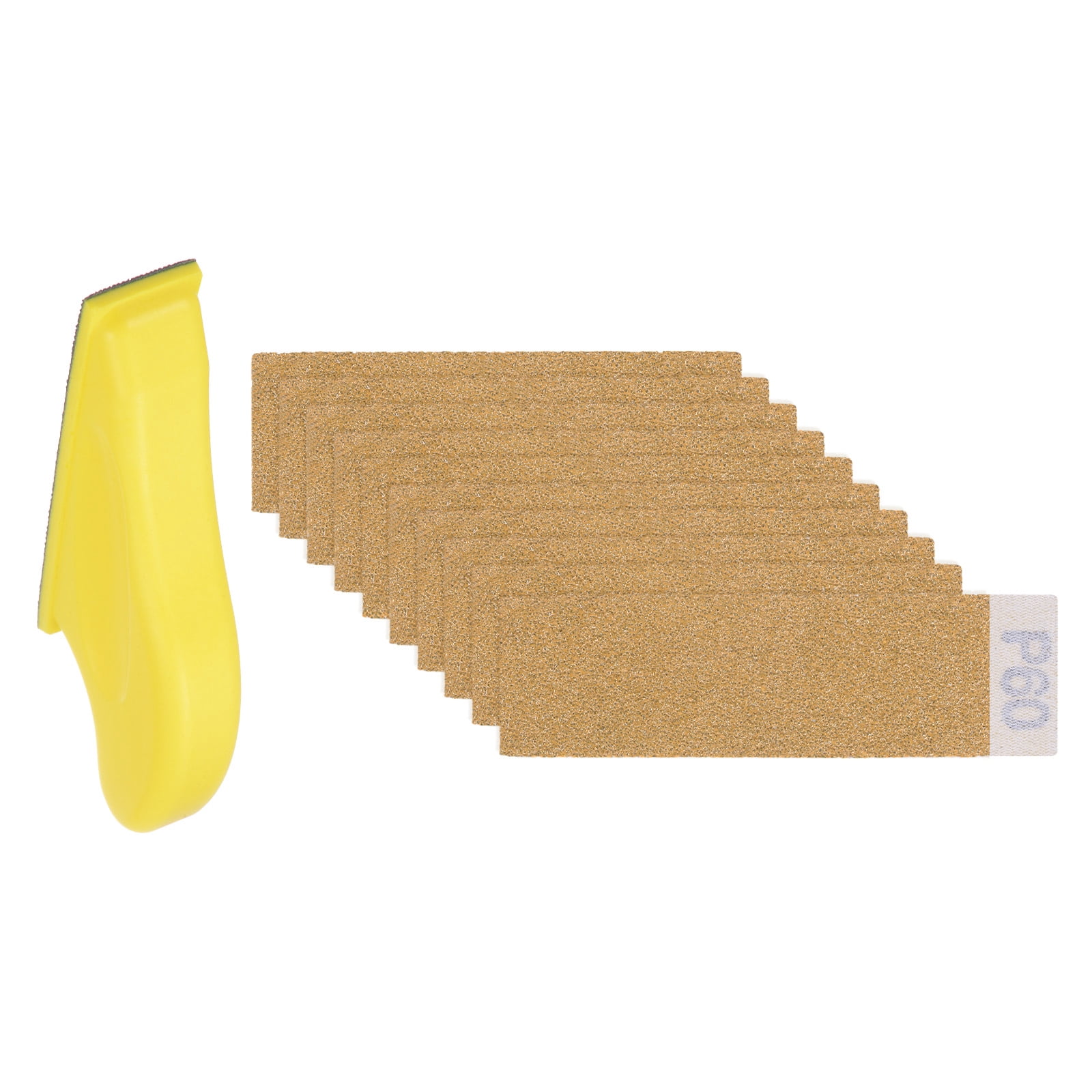 Uxcell 20pcs Micro Detail Sander Paper Kit 60 Grit Wet Dry Hook & Loop ...