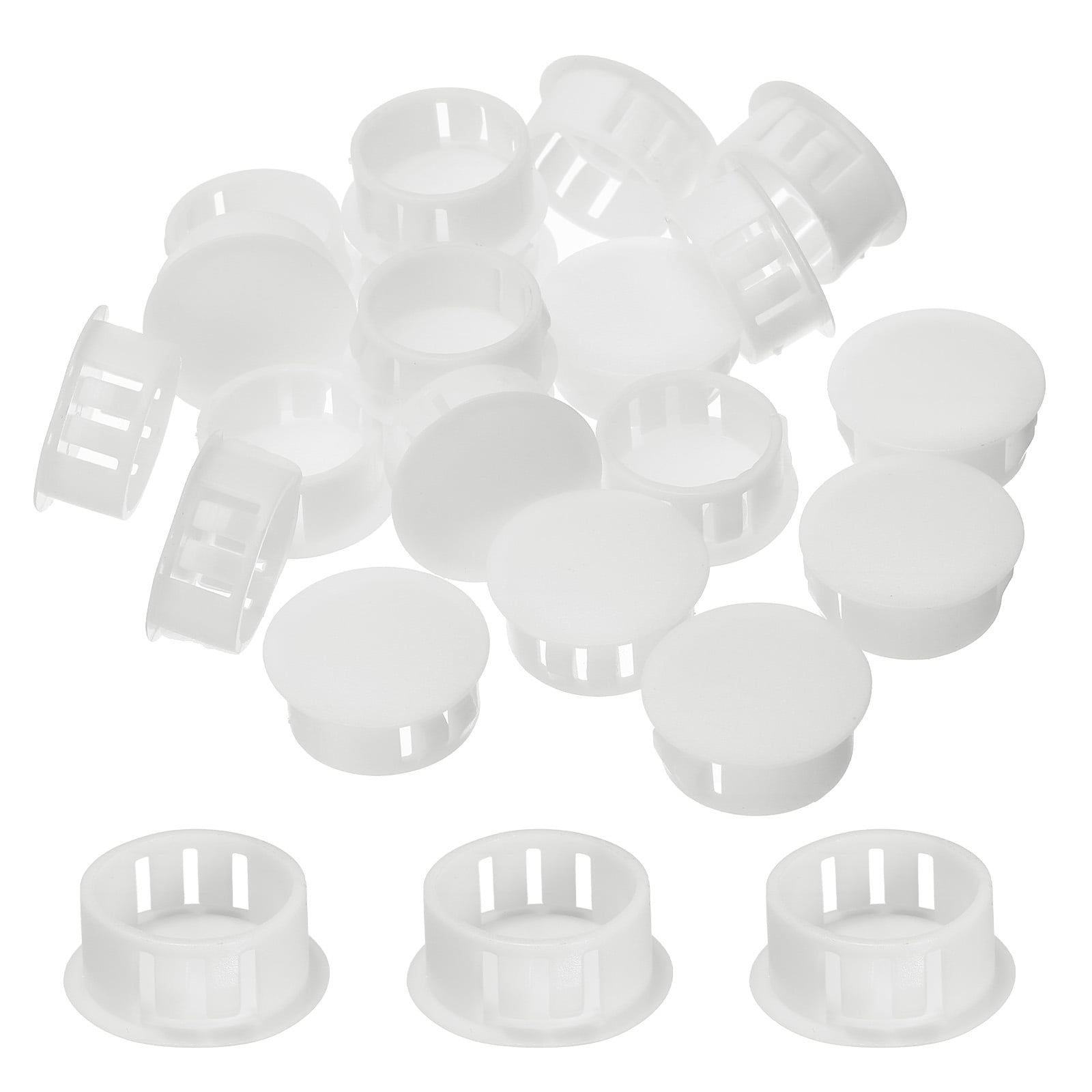 Uxcell 20pcs Nylon Hole Plugs,8/9"(22mm) Round Drill Screw Hole Plugs ...