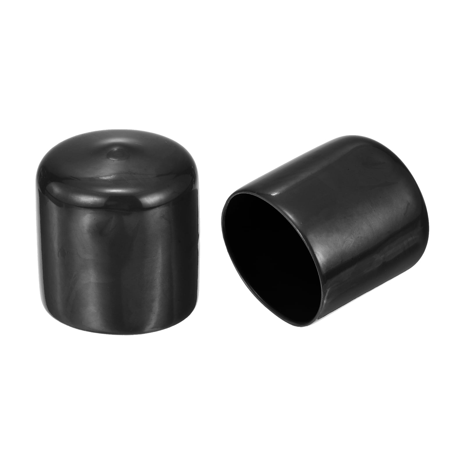 Uxcell 20pcs Round Rubber End Caps 1 1/2"(38mm) Black Cover Screw ...