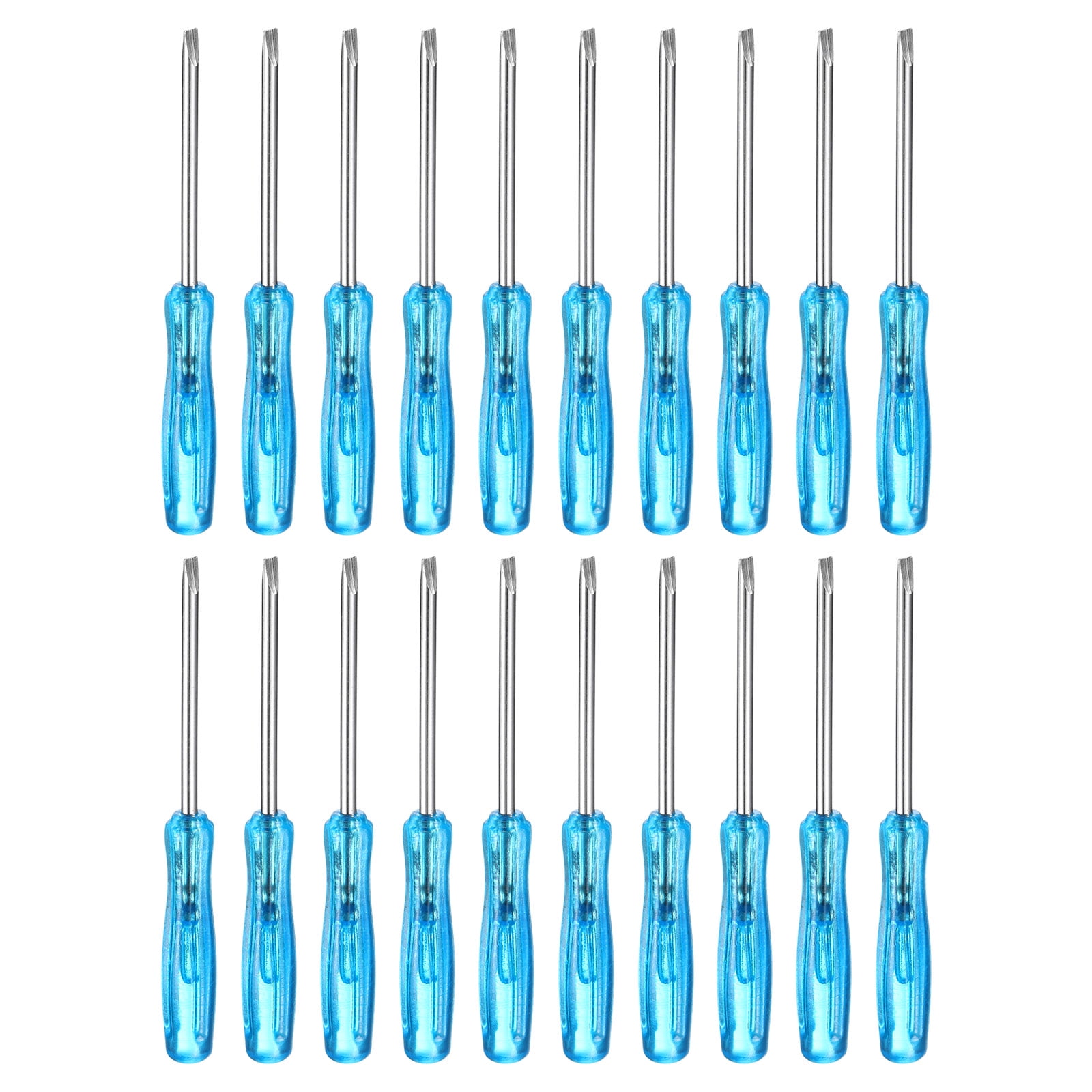 Uxcell 20pcs SL2.0 Mini Flat Head Screwdriver 2.48" Length Screwdrivers ...