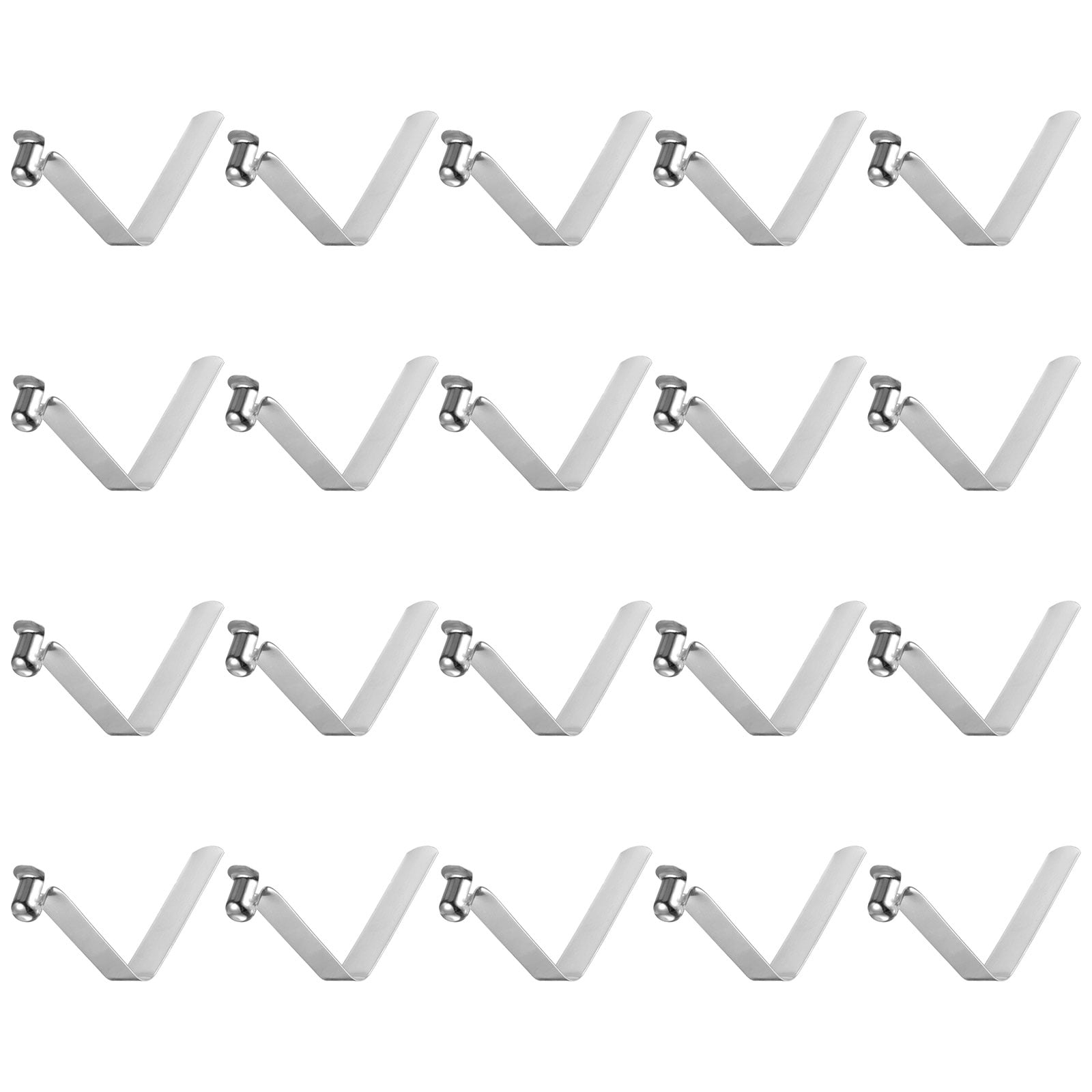 Uxcell 20pcs Single Button Kayak Paddle Snap Spring Clip 49mmx7.9mm V ...