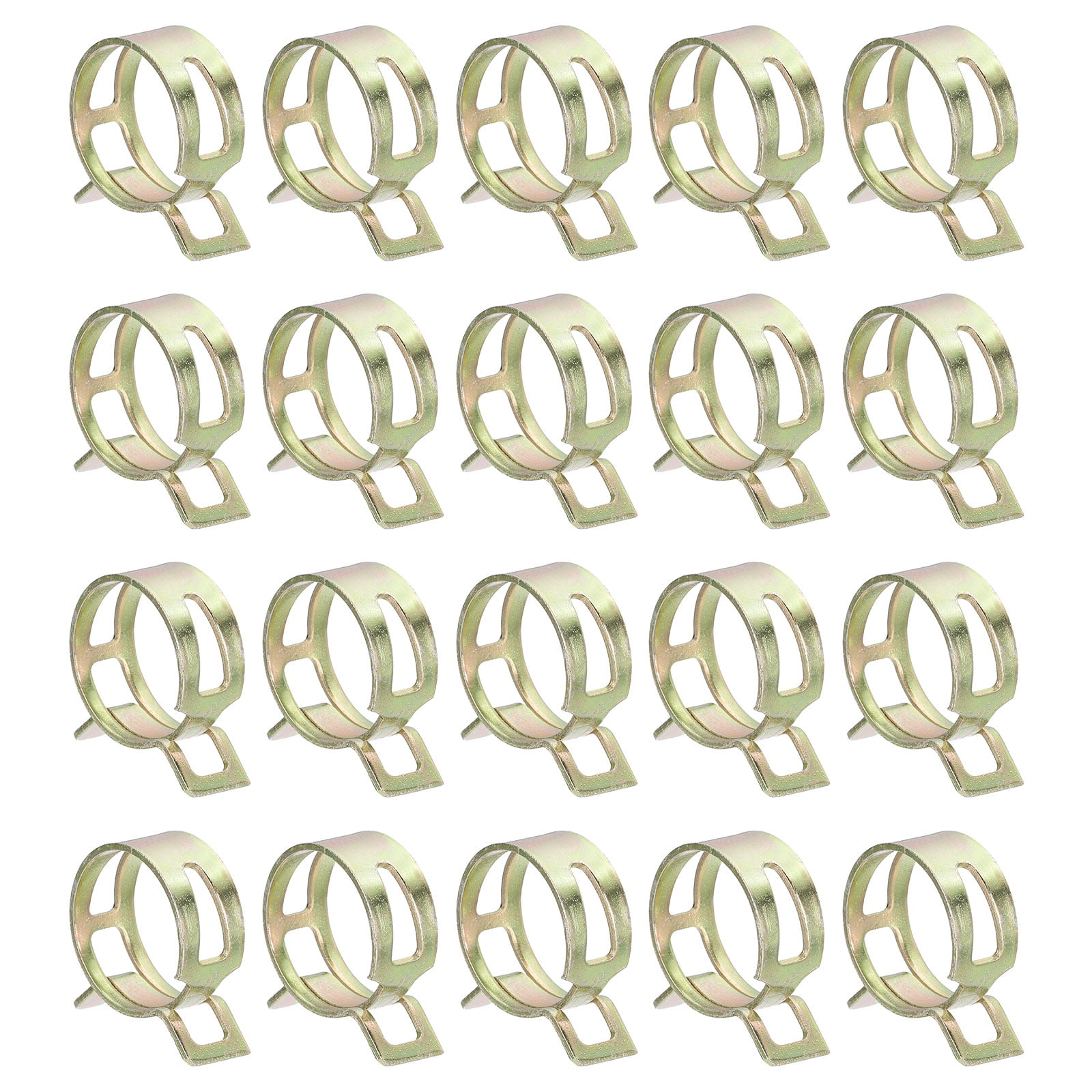 Uxcell 20pcs Spring Band Type Hose Clamps 30mm Fuel Line Hose Spring ...