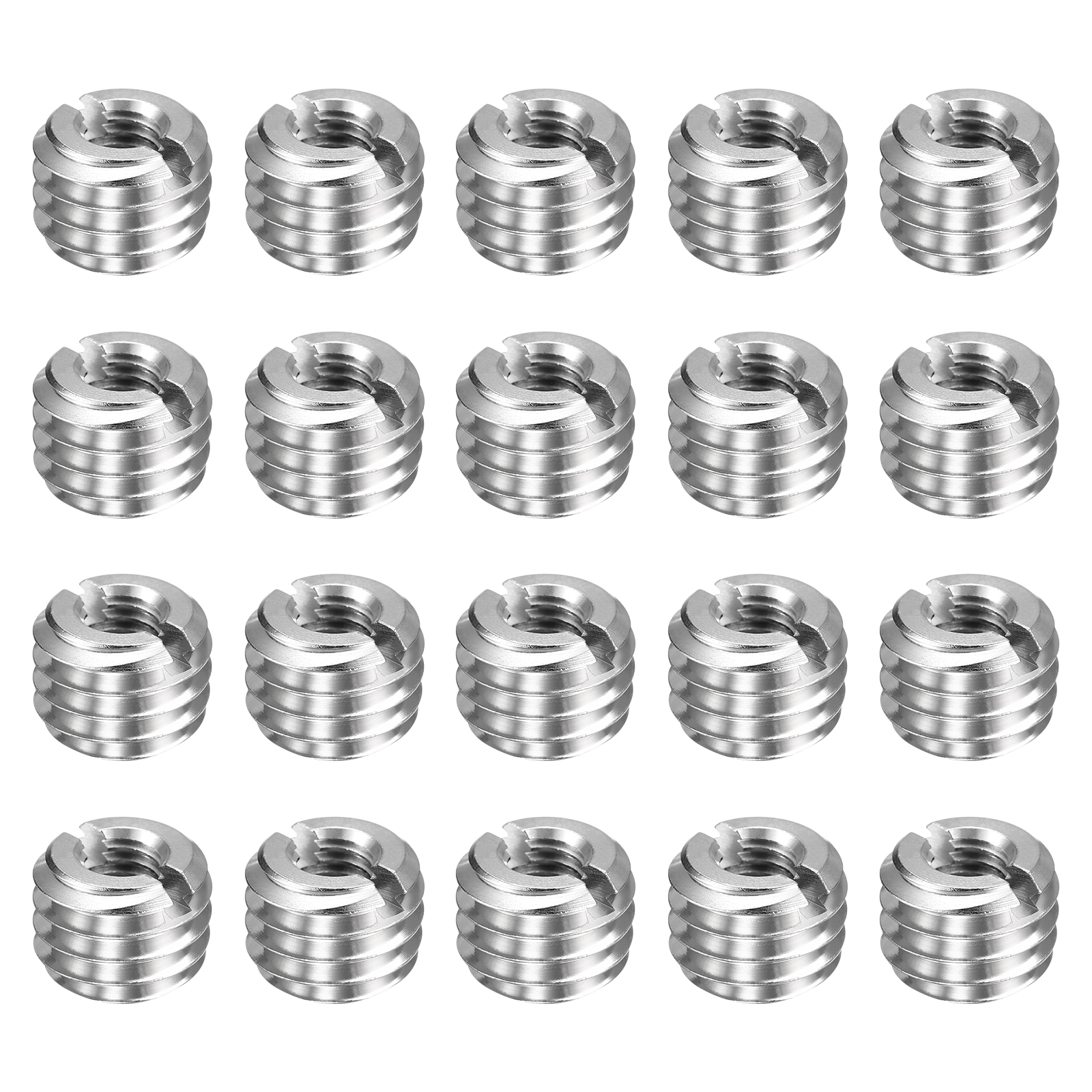 Uxcell 20pcs Thread Repair Inserts M10 x 1.5 Male to M5 x 0.8 Female ...