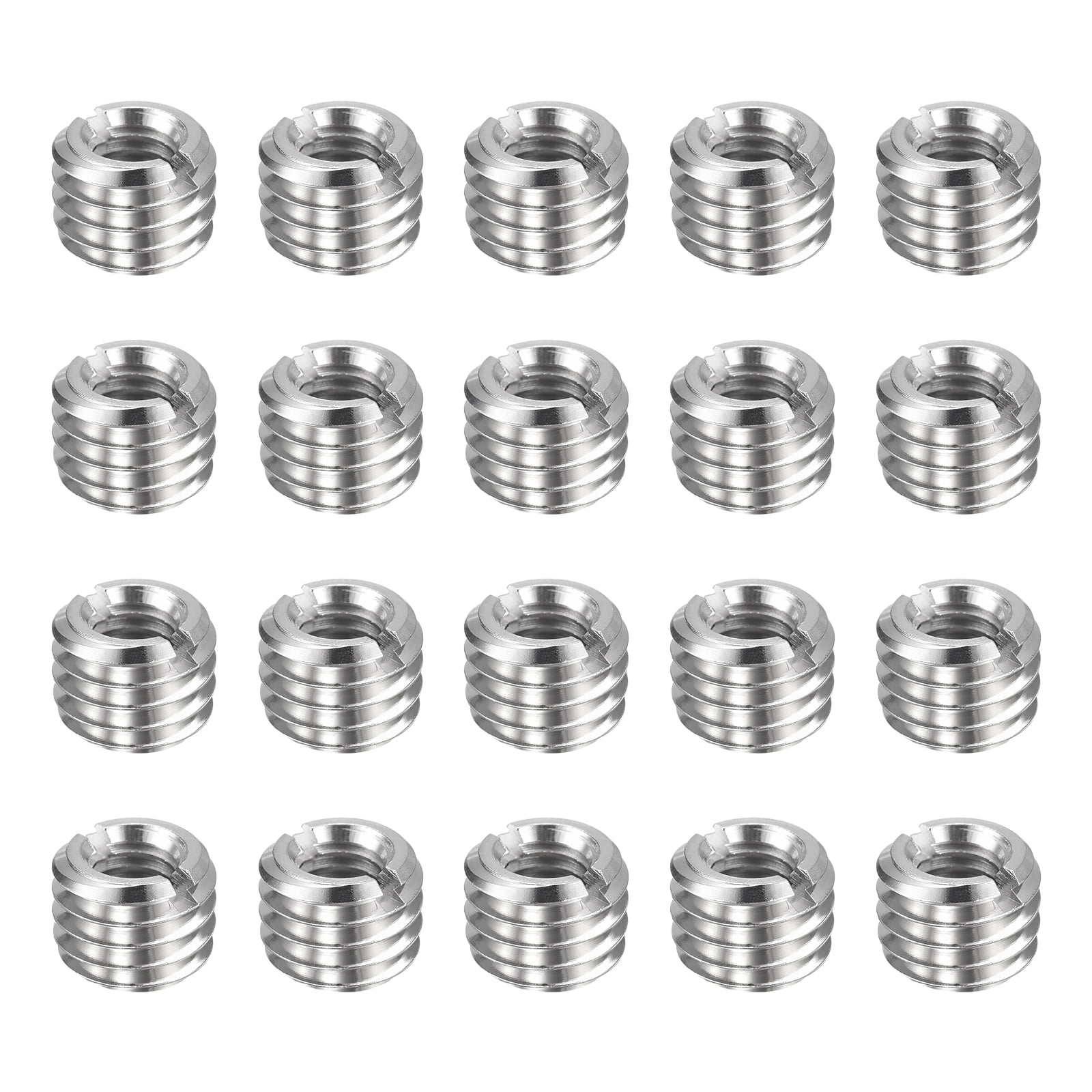 Uxcell 20pcs Thread Repair Inserts M10 x 1.5 Male to M6 x 1 Female ...