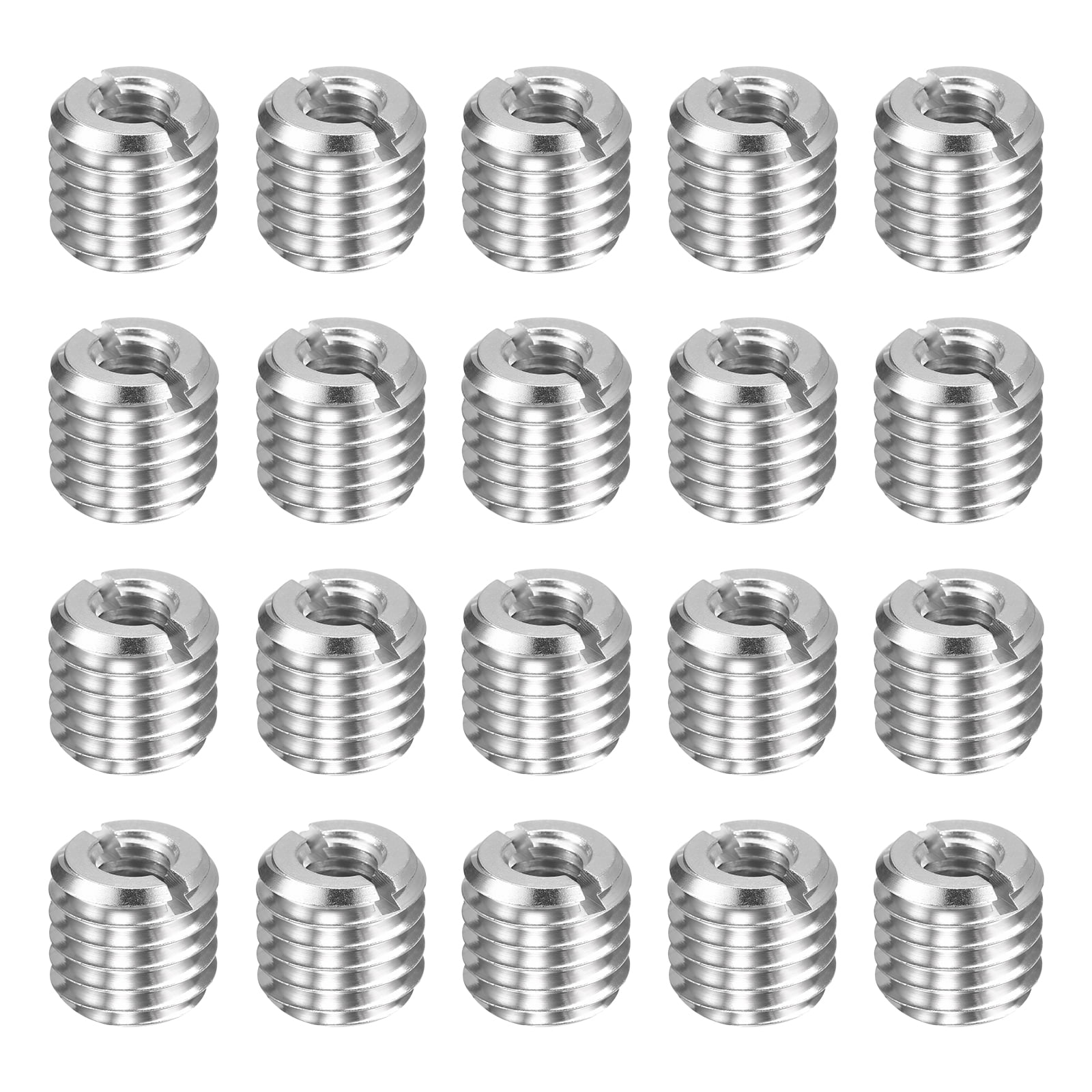 Uxcell 20pcs Thread Repair Inserts M12 x 1.75 Male to M6 x 1 Female ...