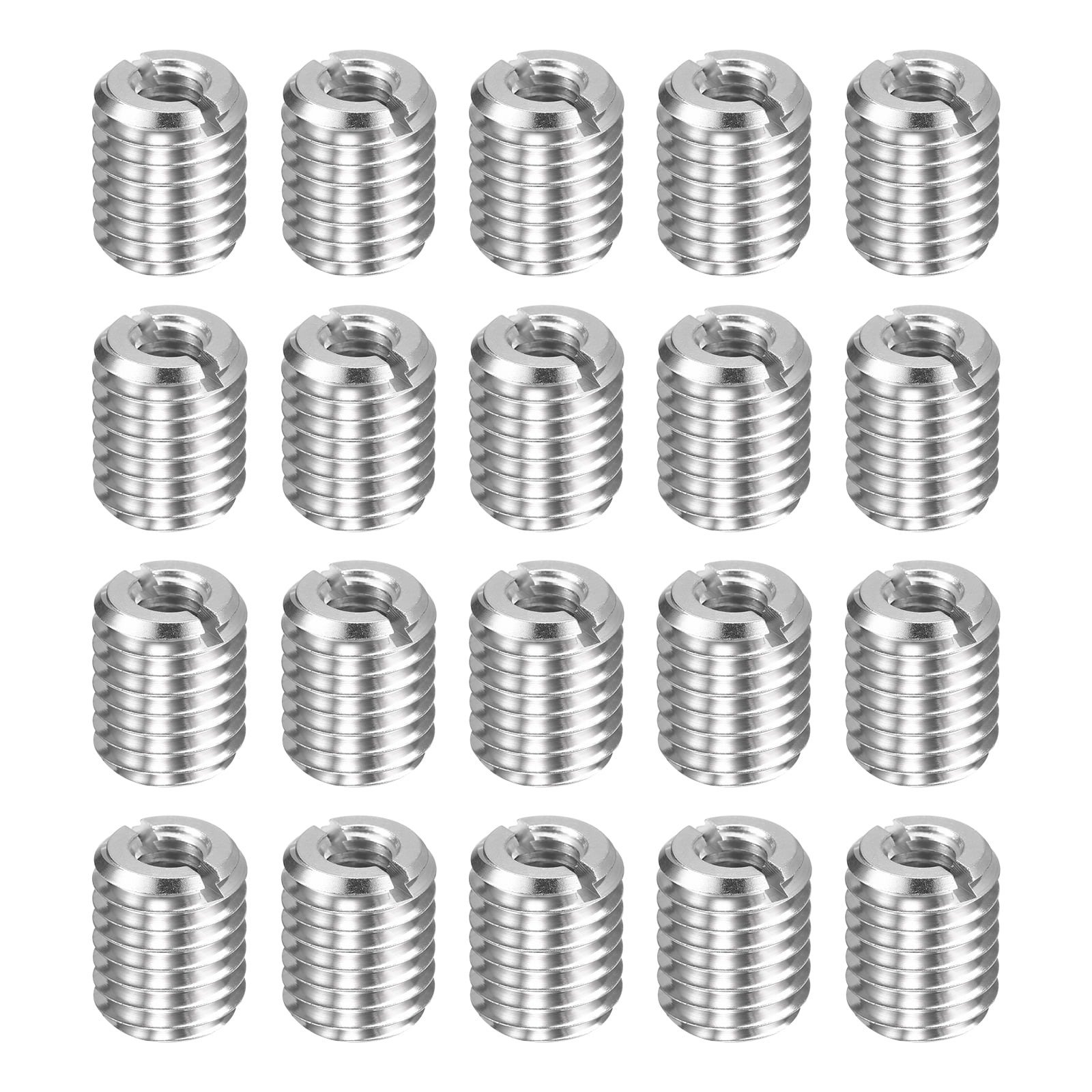 Uxcell 20pcs Thread Repair Inserts M12 x 1.75 Male to M6 x 1 Female ...