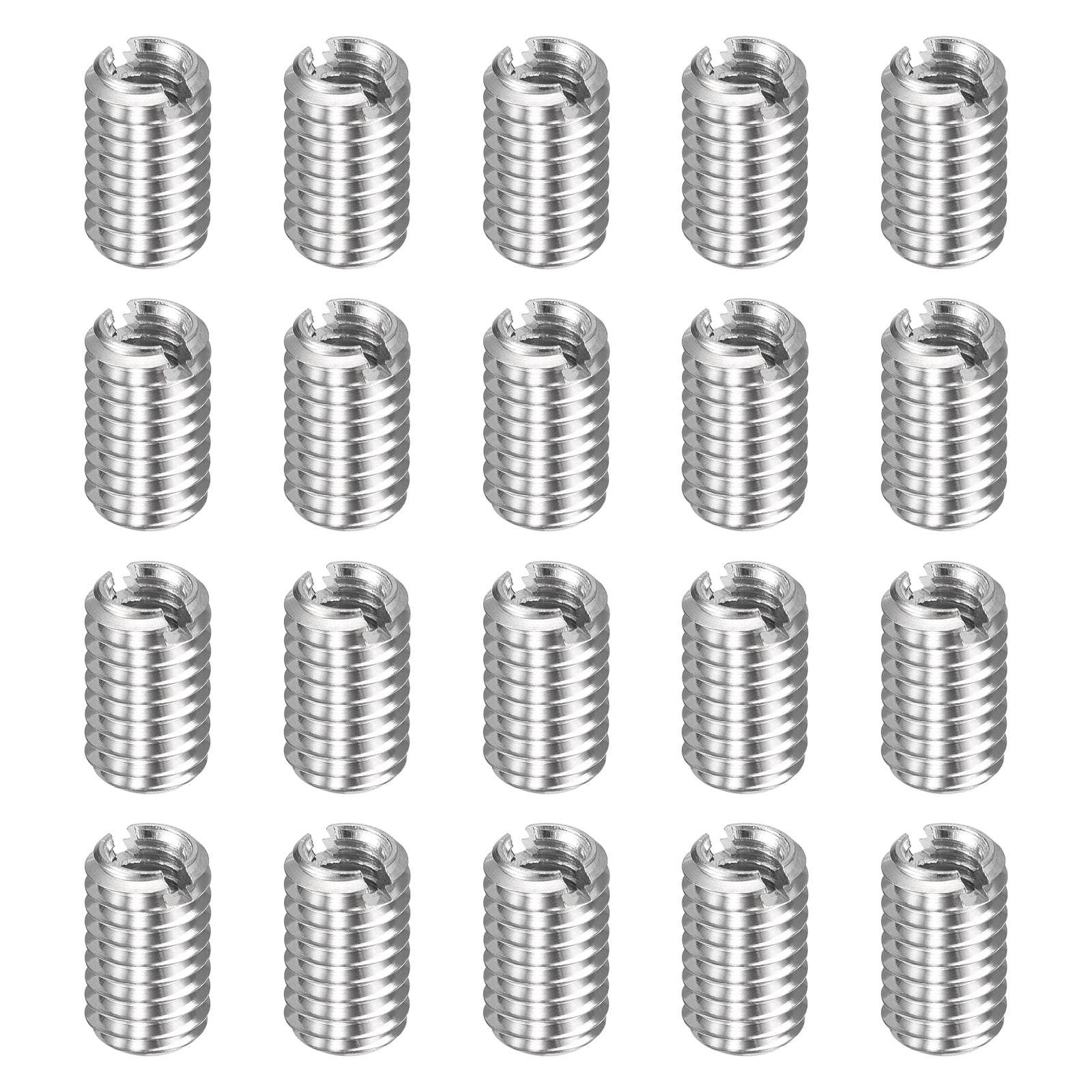 Uxcell 20pcs Thread Repair Inserts M6 x 1 Male to M4 x 0.7 Female ...