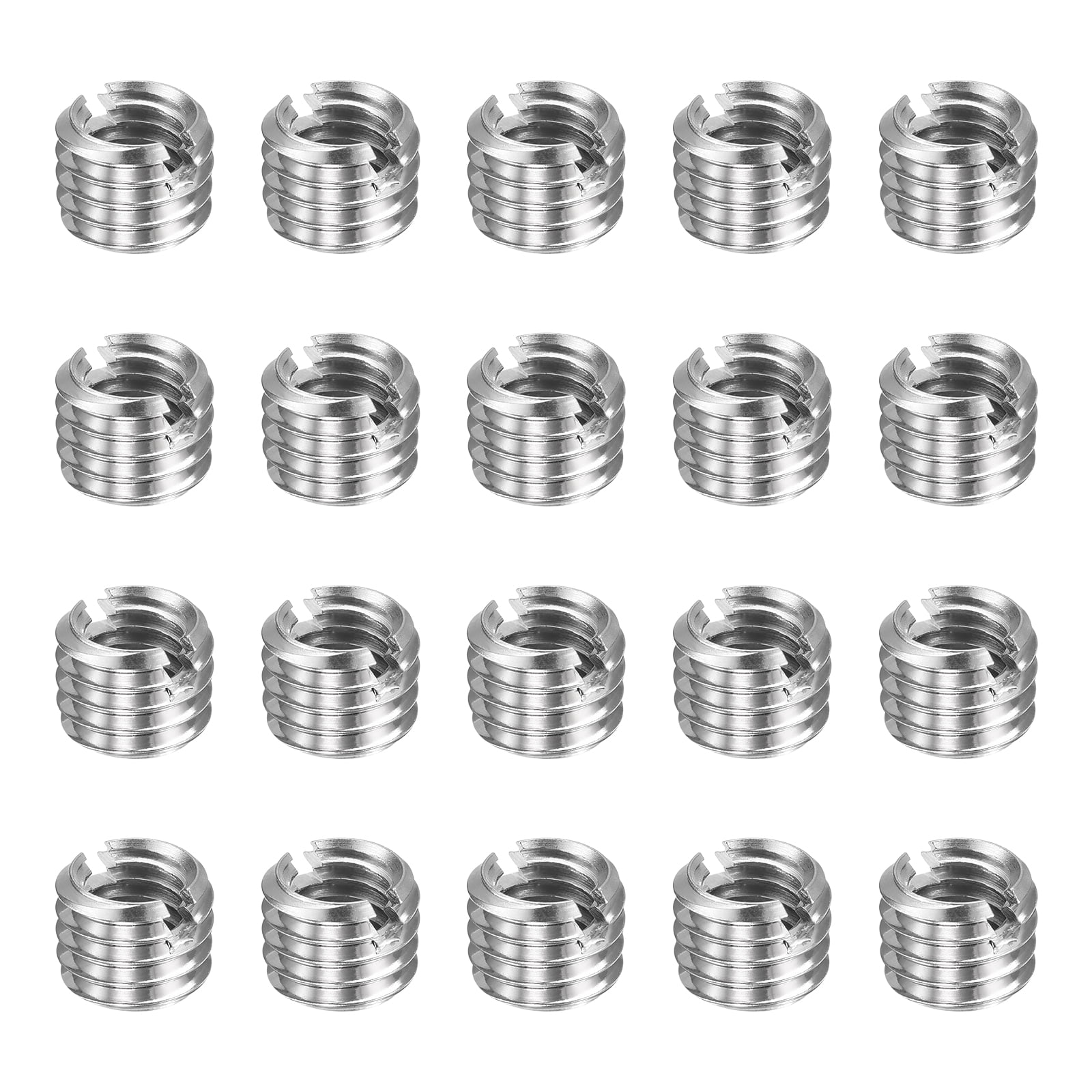 Uxcell 20pcs Thread Repair Inserts M8 x 1.25 Male to M6 x 1 Female ...