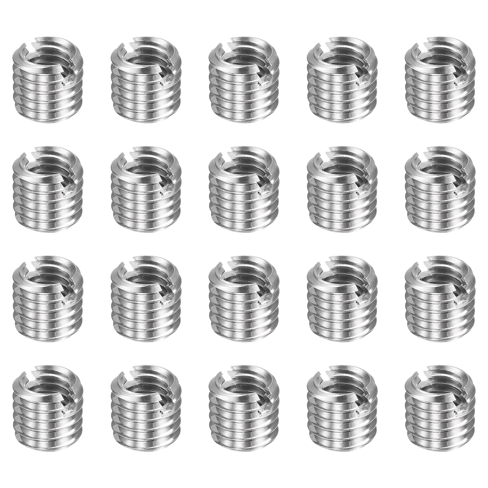 Uxcell 20pcs Thread Repair Inserts M8 x 1.25 Male to M6 x 1 Female ...
