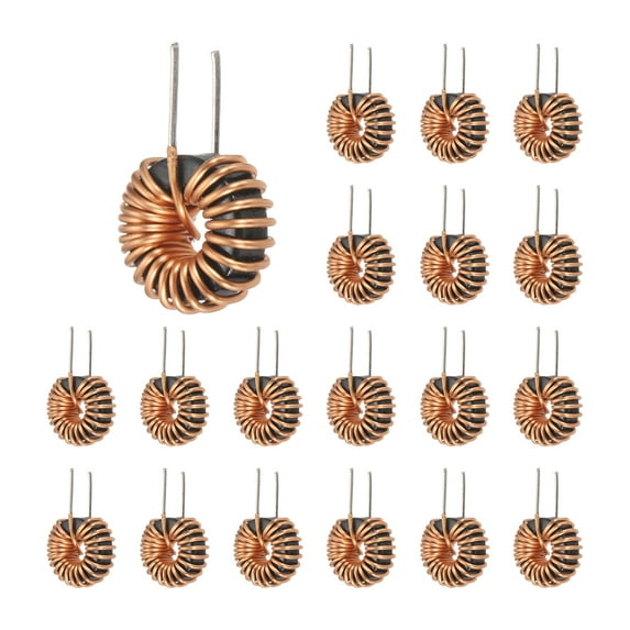 Uxcell 20pcs Toroid Core Inductor, 47uH 5A Copper Wire Wind Wound ...