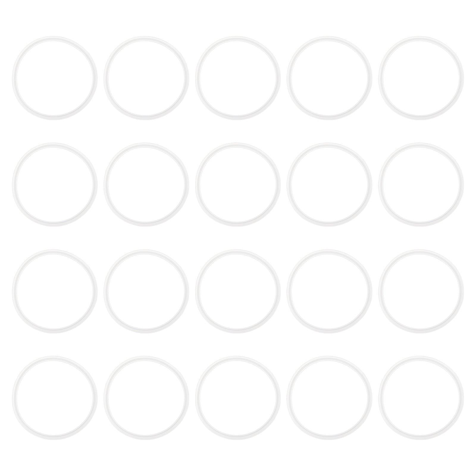 Uxcell 20pcs Tri Clamps Gasket, 130mm OD 110.4mm ID Sanitary TC Tri ...