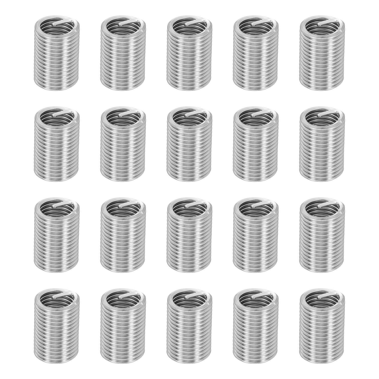 Uxcell 20pcs Wire Thread Inserts M12 x 1.75 x 2.5D Metric Helical ...