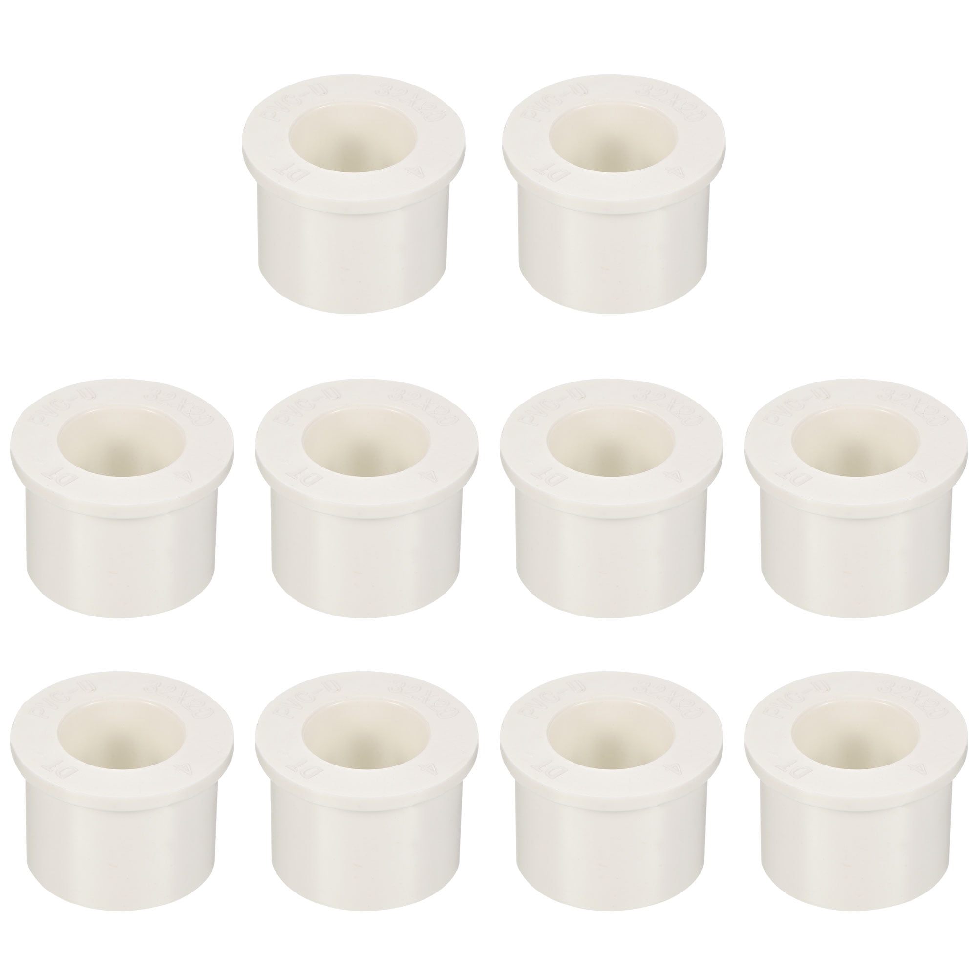 Uxcell 20x32mm PVC Reducer Bushing Pipe Fitting Coupling Tube Adapter ...