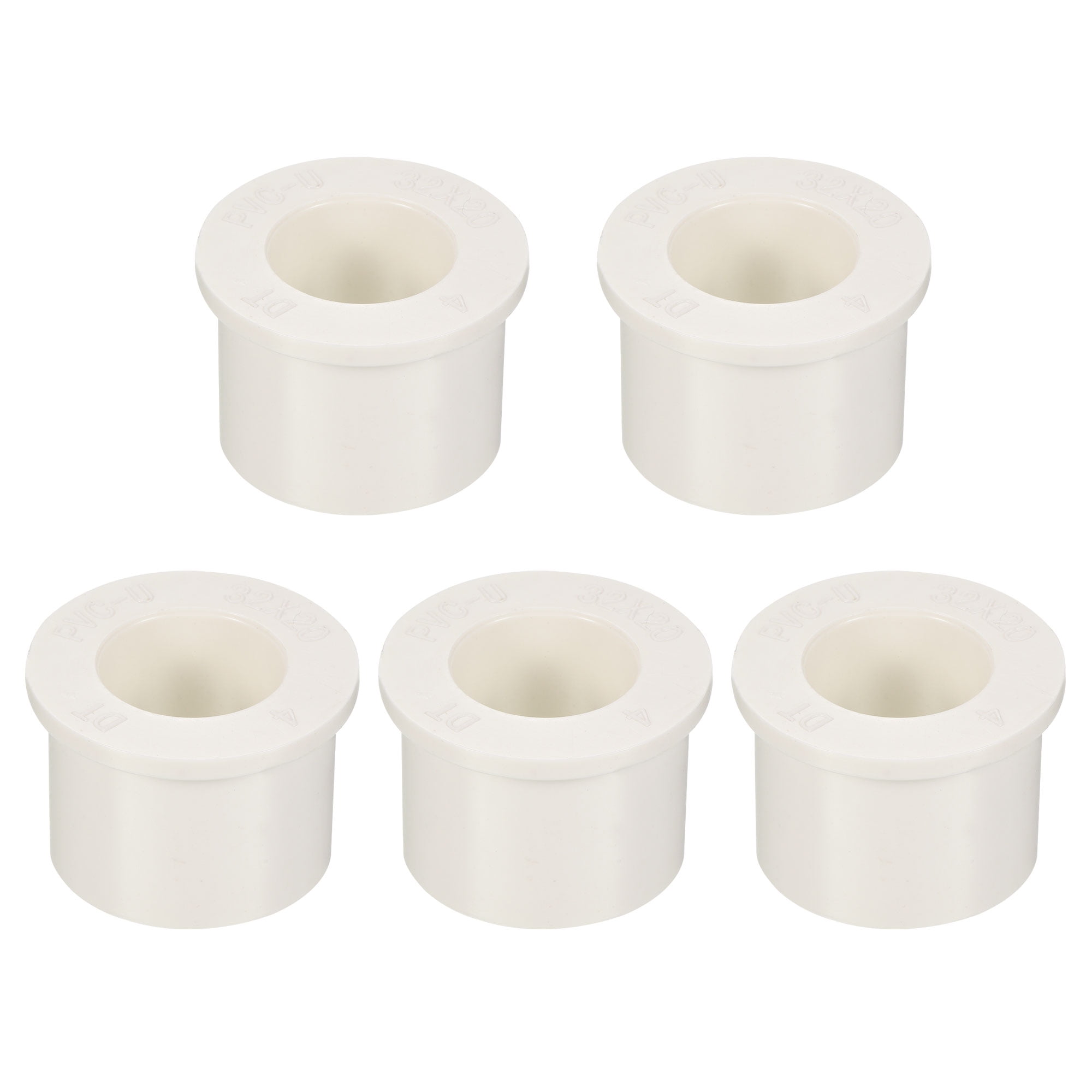 Uxcell 20x32mm PVC Reducer Bushing Pipe Fitting Coupling Tube Adapter ...