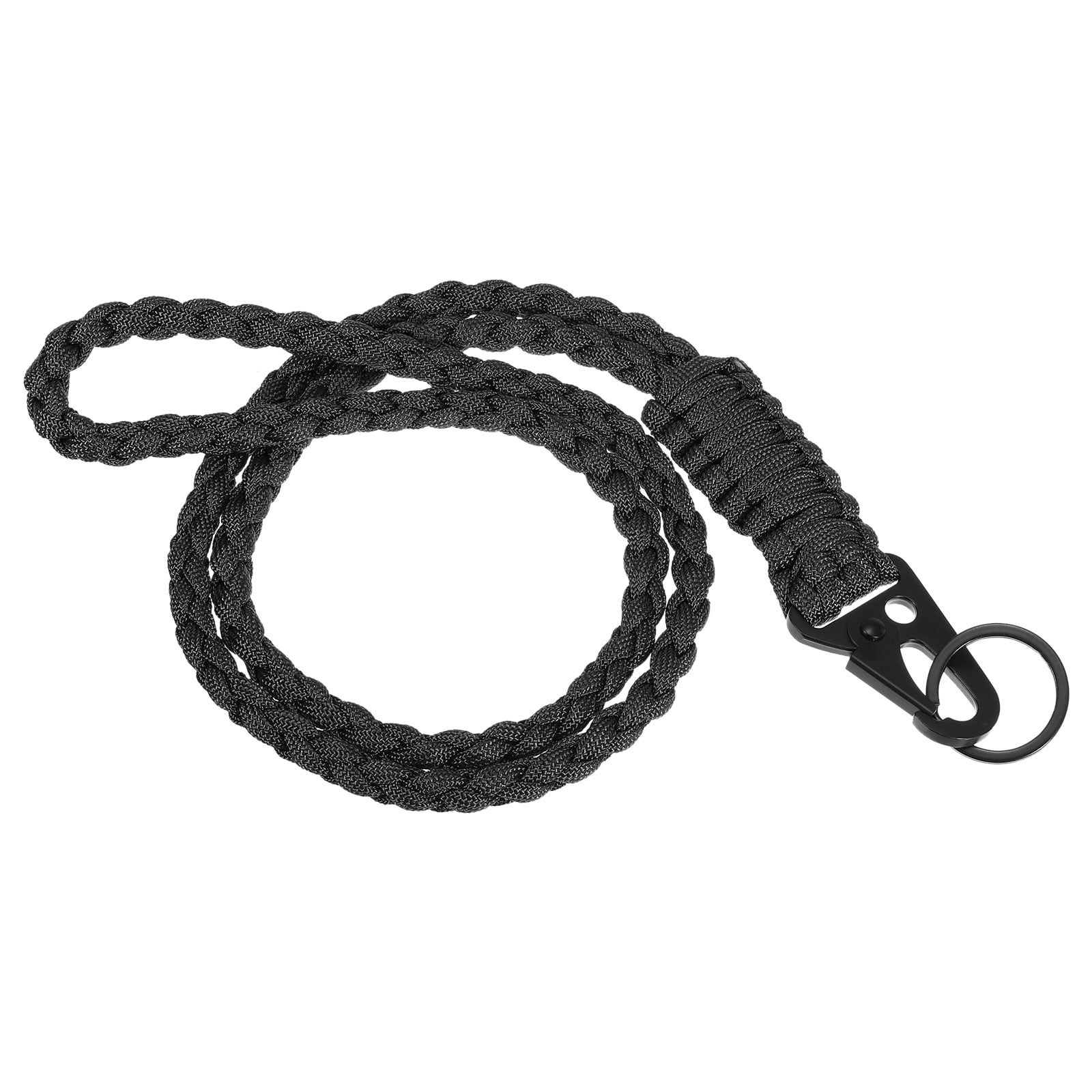 Uxcell 21.7" Paracord Neck Lanyard Keychain Braided Strong Lanyard with ...