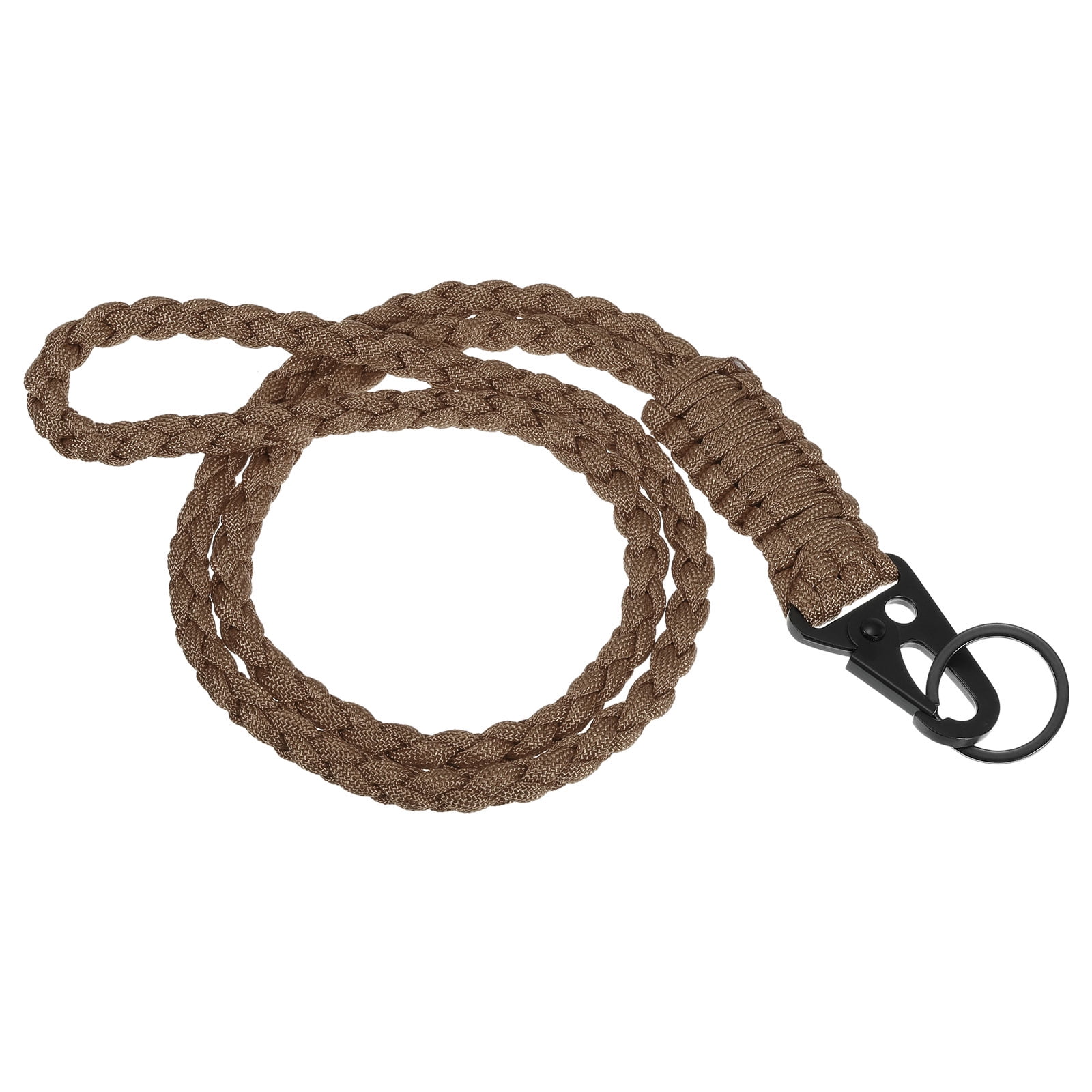 Uxcell Paracord Neck Lanyard Keychain Braided Strong Lanyard, with Clip ...