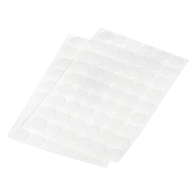 Uxcell 21mm Dia PVC Self Adhesive Screw Hole Cover Stickers White 6 ...