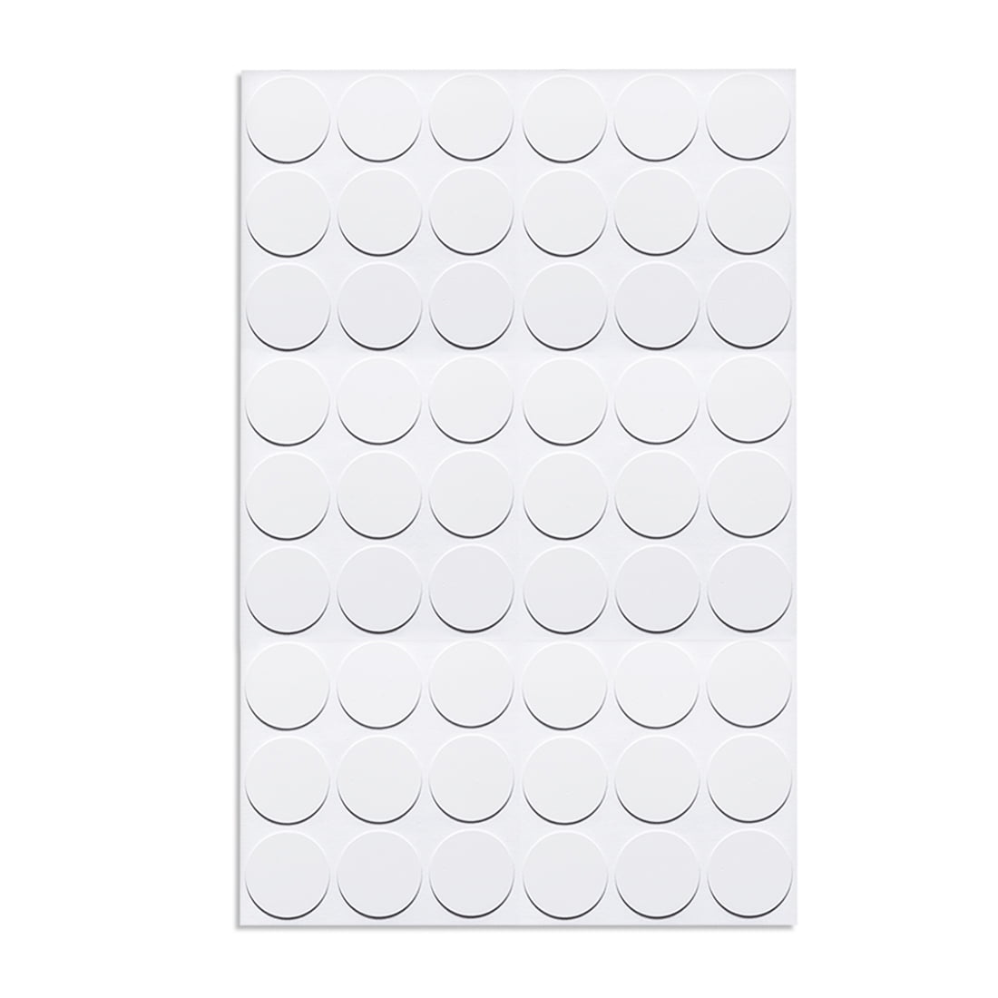 Uxcell Self-adhesive Screw Hole Covers Caps Dustproof Sticker White ...