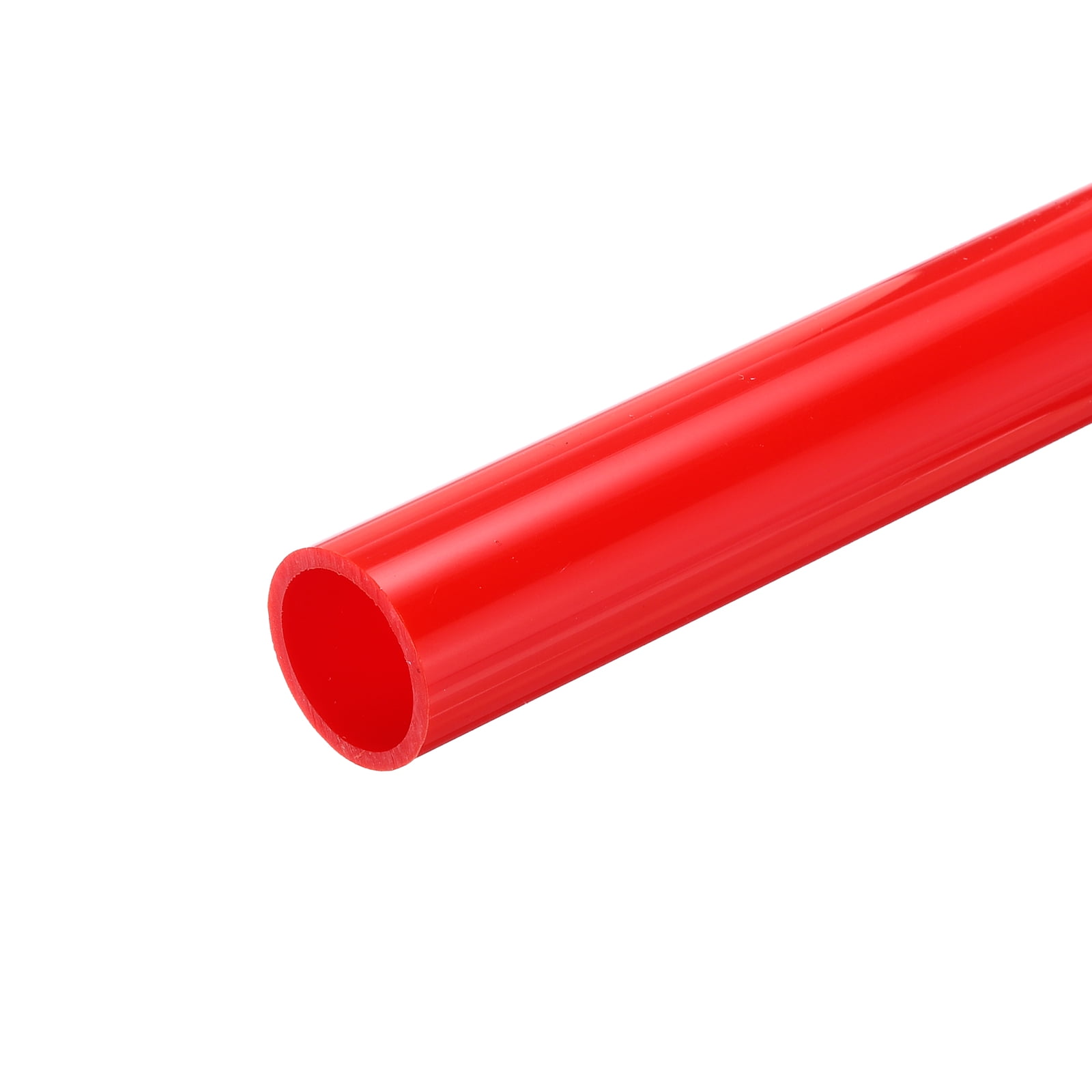 Uxcell 21mm ID 25mm OD 500mm Red Pipe Rigid Water Pipe Drain Pipe ...