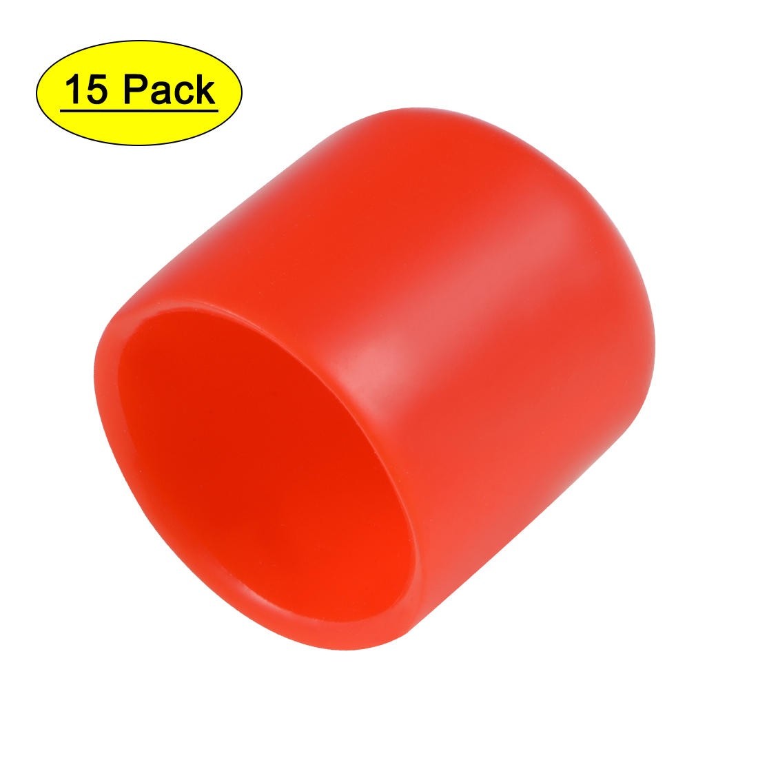 Uxcell 21mm ID Red Screw Thread Protectors Vinyl End Caps 5 Pack ...