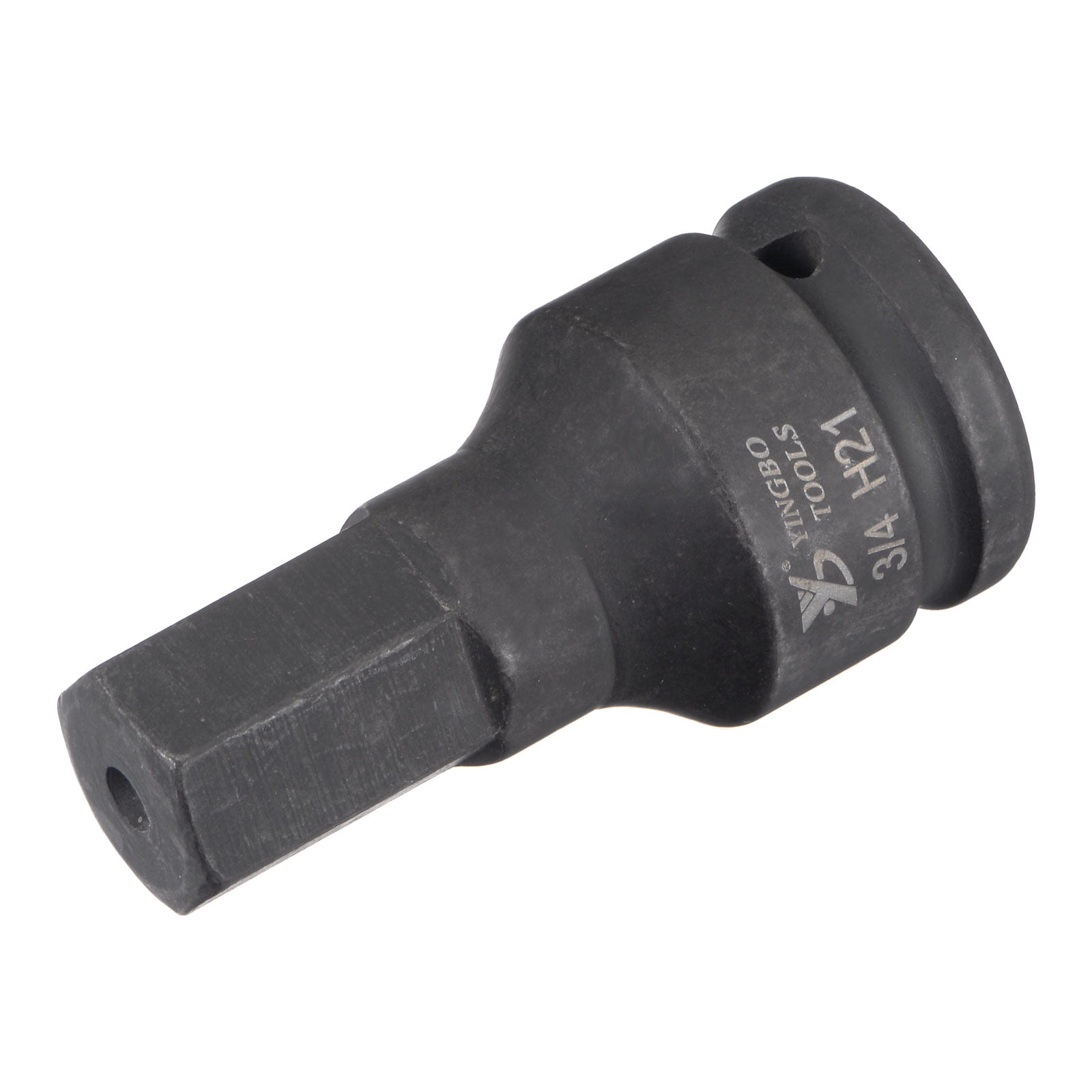 Uxcell 21mm Impact Hex Bit Socket, 3/4" Drive 80mm Length CR-MO Steel ...