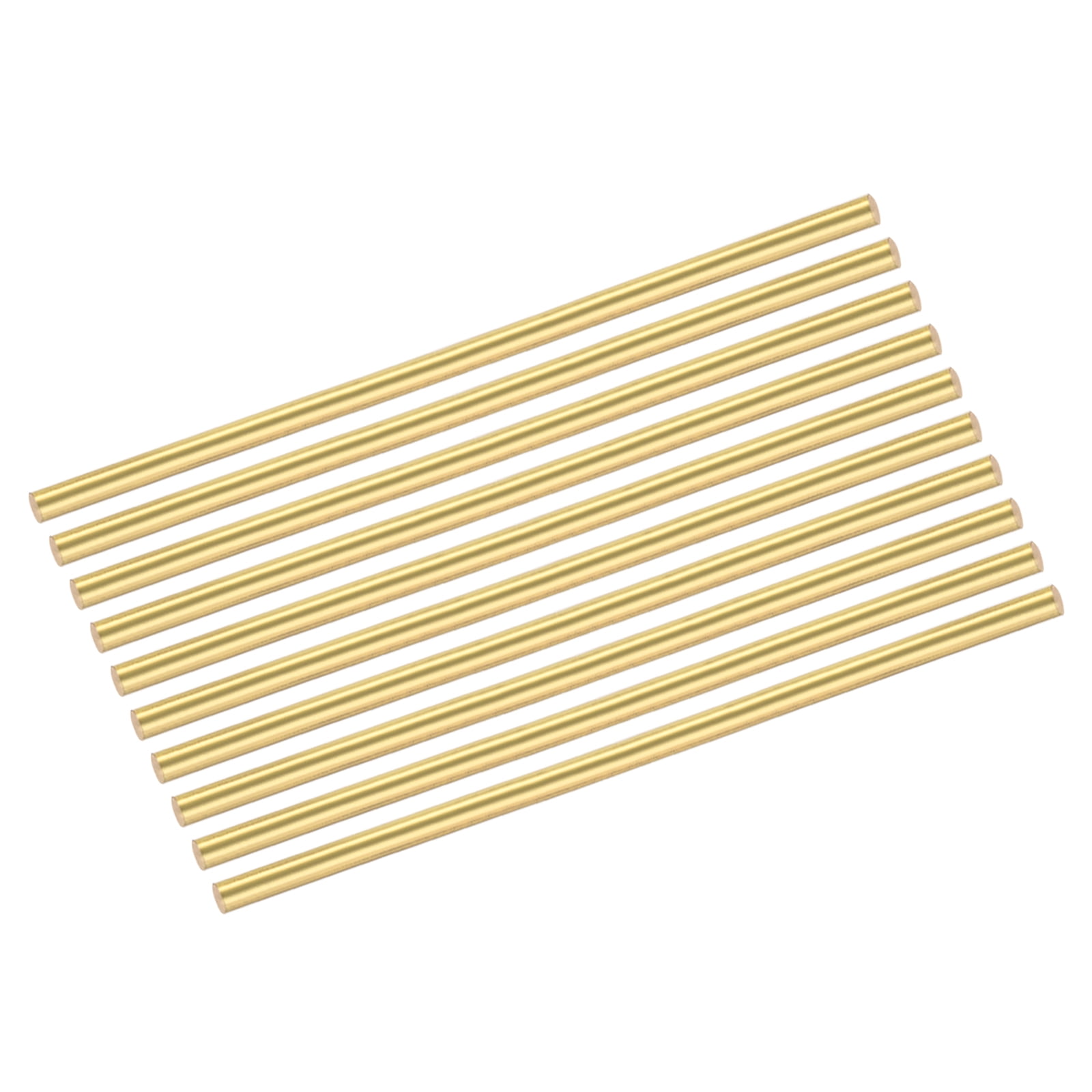 Uxcell 21pcs Brass Rods (2.5mm)3/32 Inch x (100mm)4 Inch Brass Solid ...