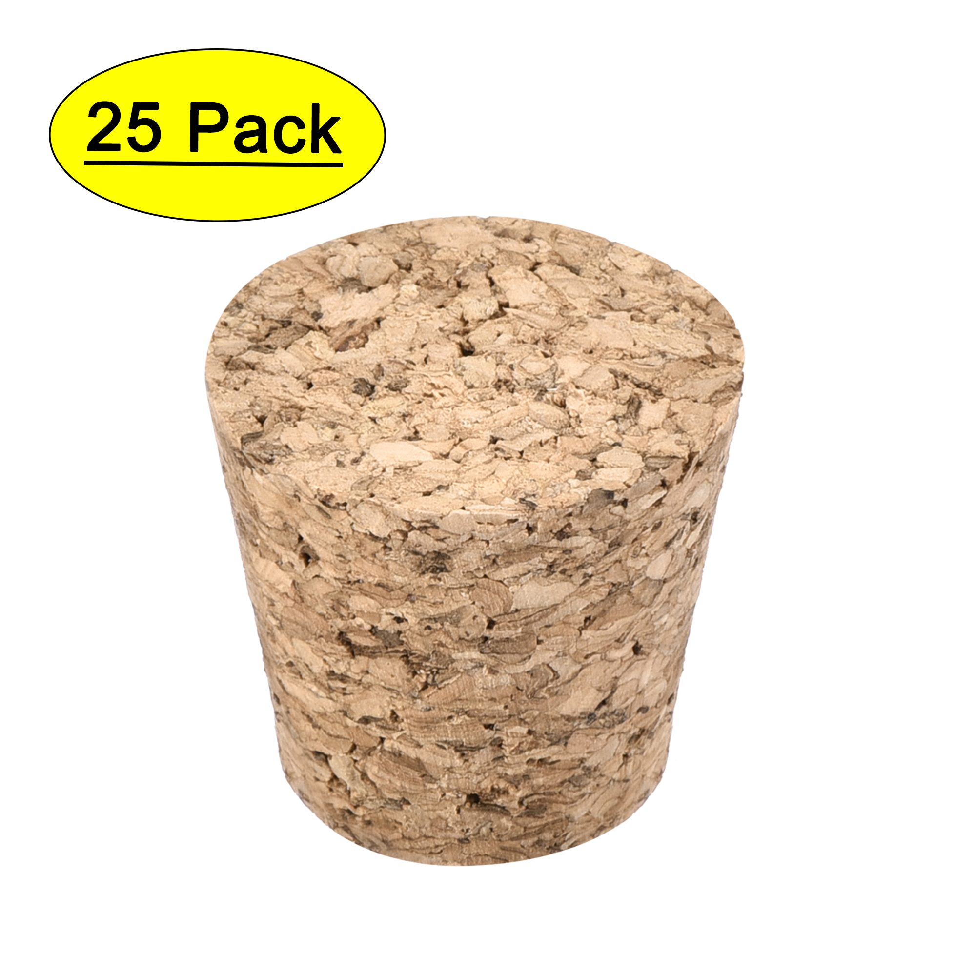 Uxcell 21x17x20mm Wooden Tapered Cork Plugs Stoppers 25 Pack - Walmart.com