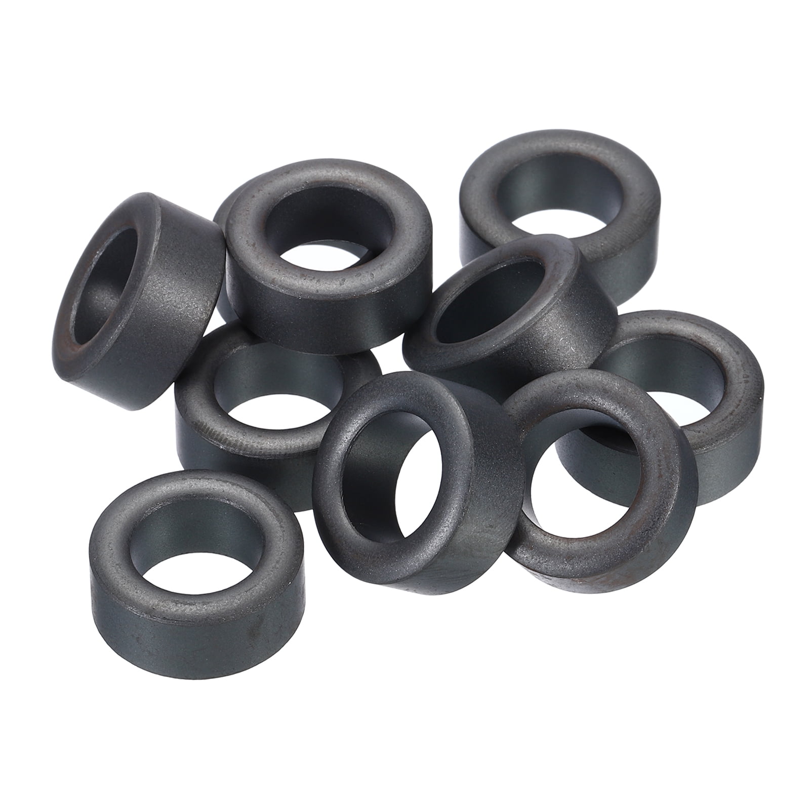 Uxcell 22.5x13.8x10mm Ferrite Toroid Core Inductor Coil Ring, Black 10 ...