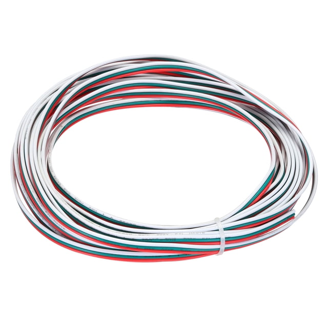 Uxcell 22 Gauge 3 Conductor Electrical Wire Tinned Copper Cable 25FT ...
