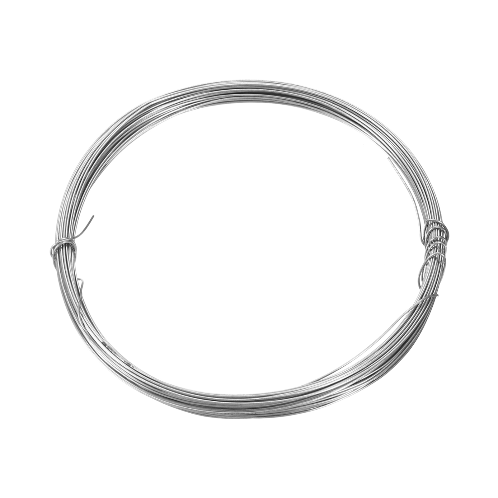 Uxcell 22 Gauge 59 Ft Galvanized Solid Wire Metal Cable Rope for ...