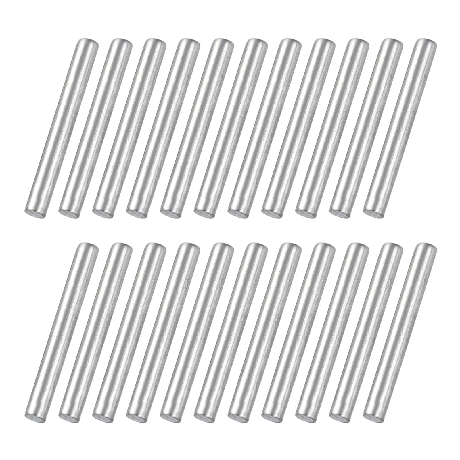 Uxcell 22 Pcs 304 Stainless Steel Round Rod, 1/8"(3mm) Diameter, 1 ...
